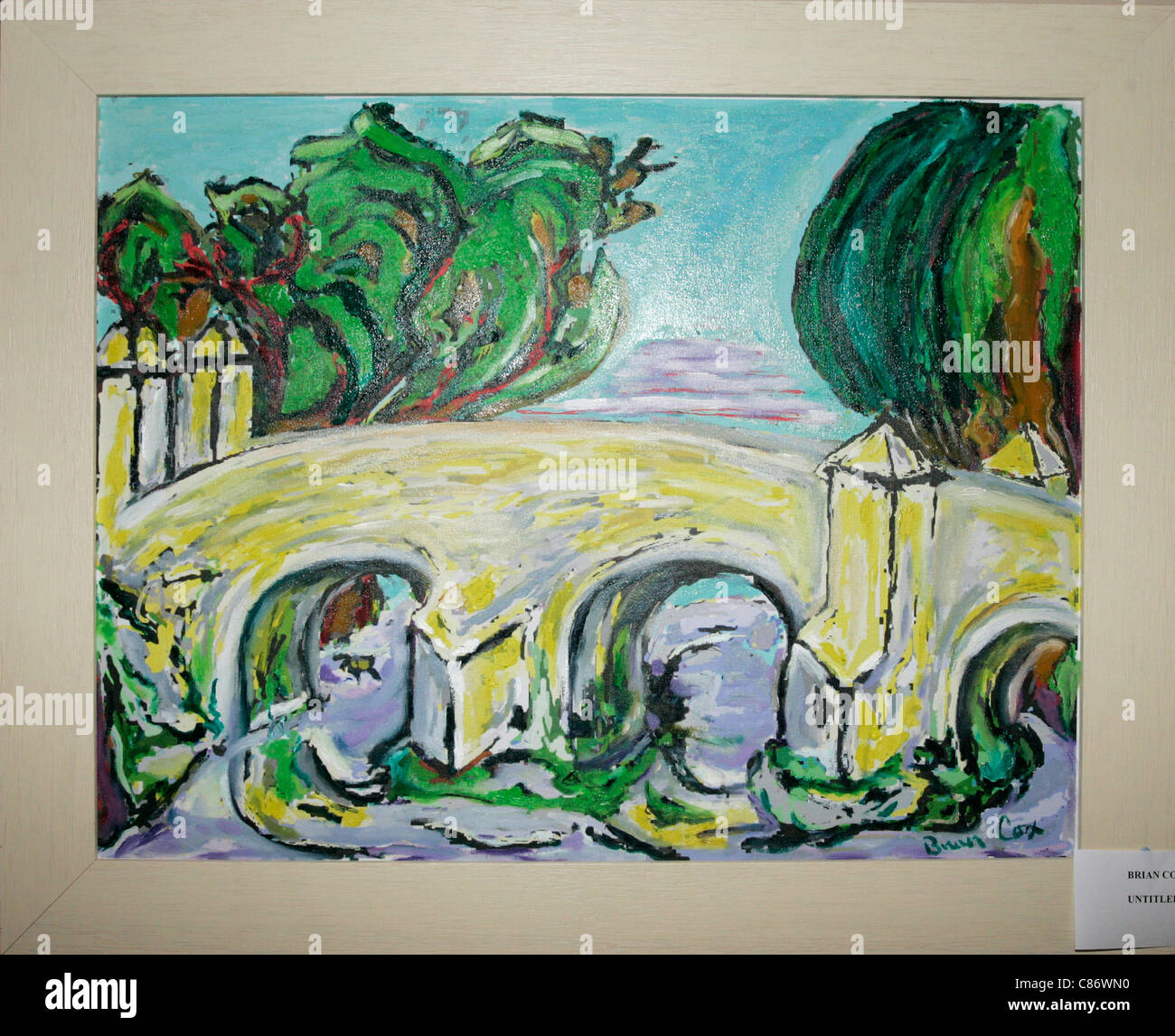 Brian Cox's painting which sold for £200 at the Celebrity Art auction ...