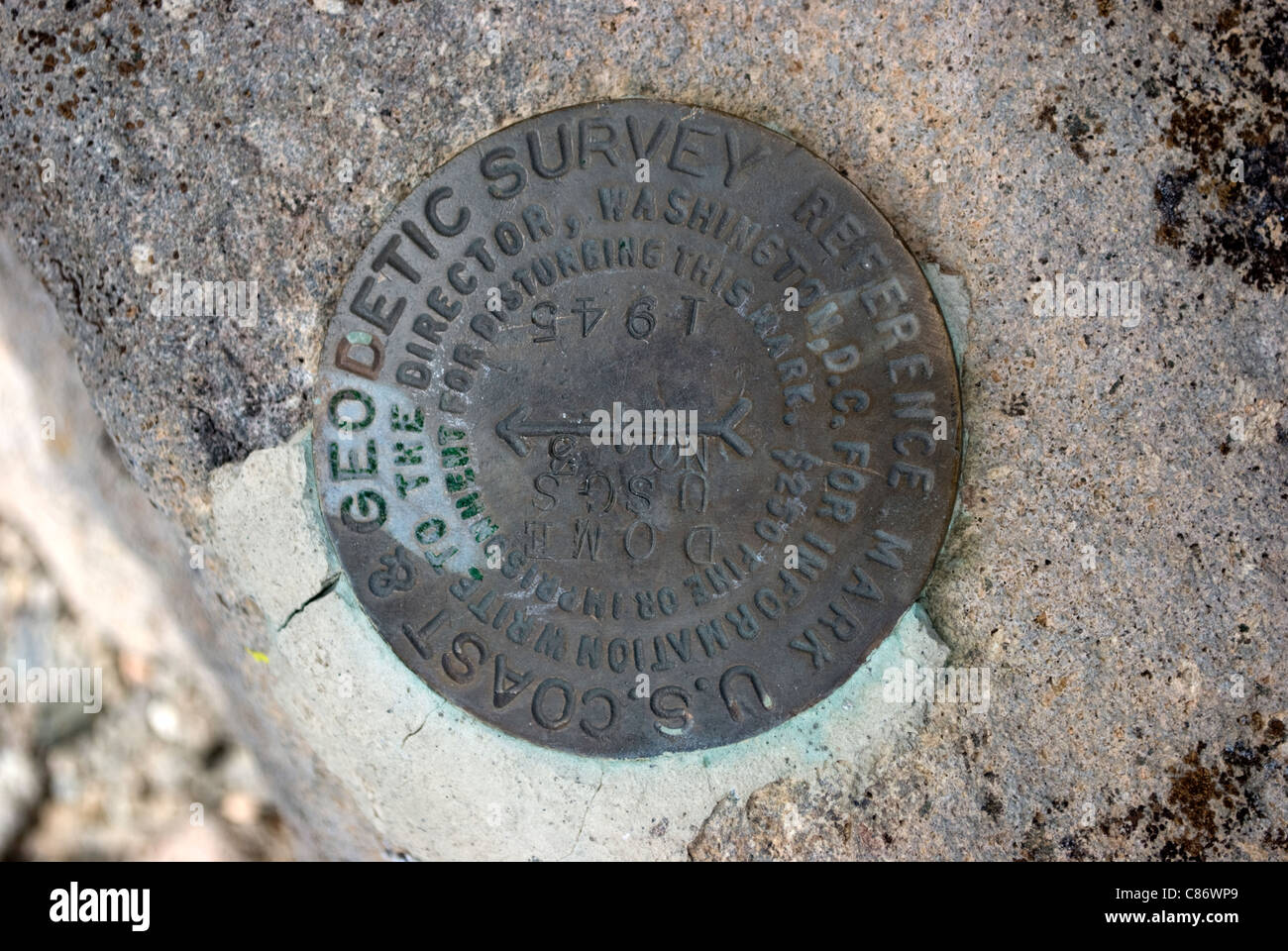 Survey monument national forest hi-res stock photography and images - Alamy