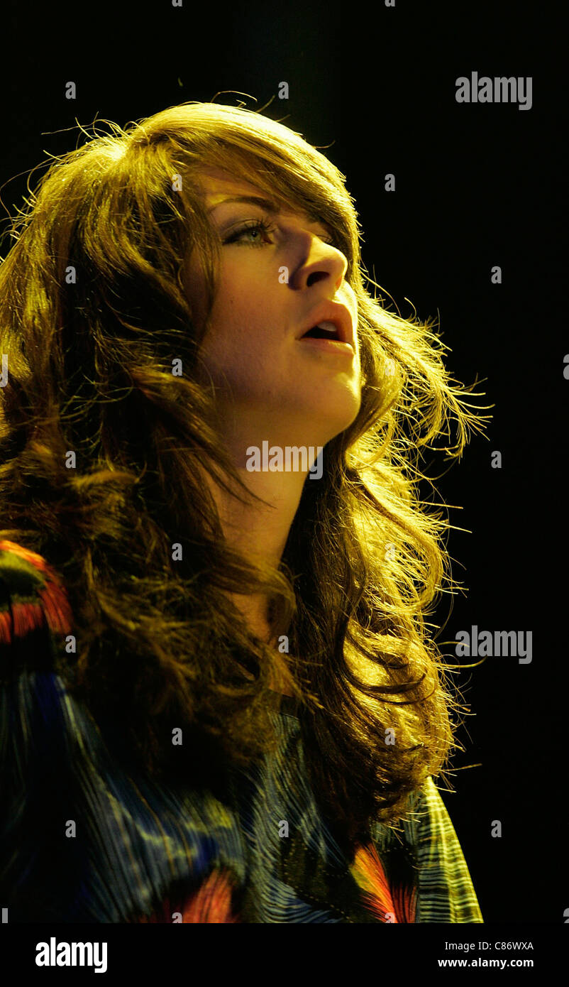 BELFAST, UNITED KINGDOM - AUGUST 14: Laura Manuel of Reverend and the ...