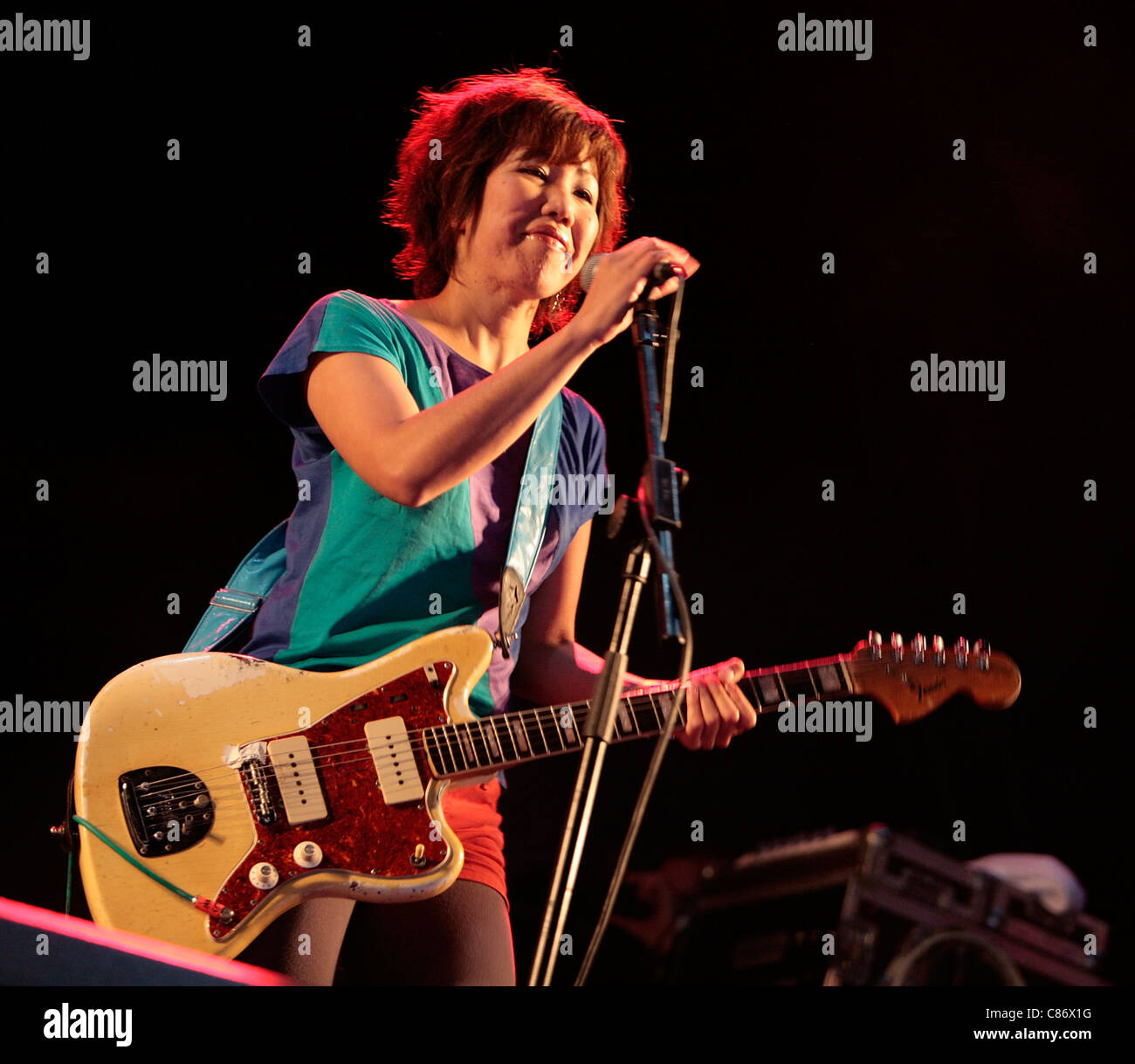 BELFAST, UNITED KINGDOM - AUGUST 15: Kaori Tsuchida performs with The ...