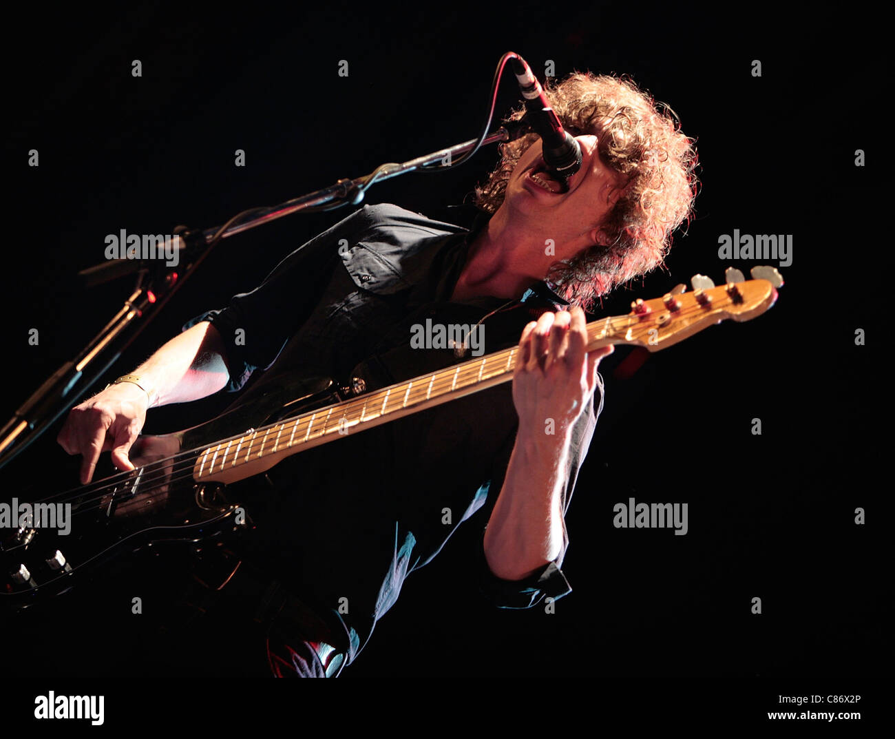 BELFAST, UNITED KINGDOM - AUGUST 15: Russell Pritchard performs with ...