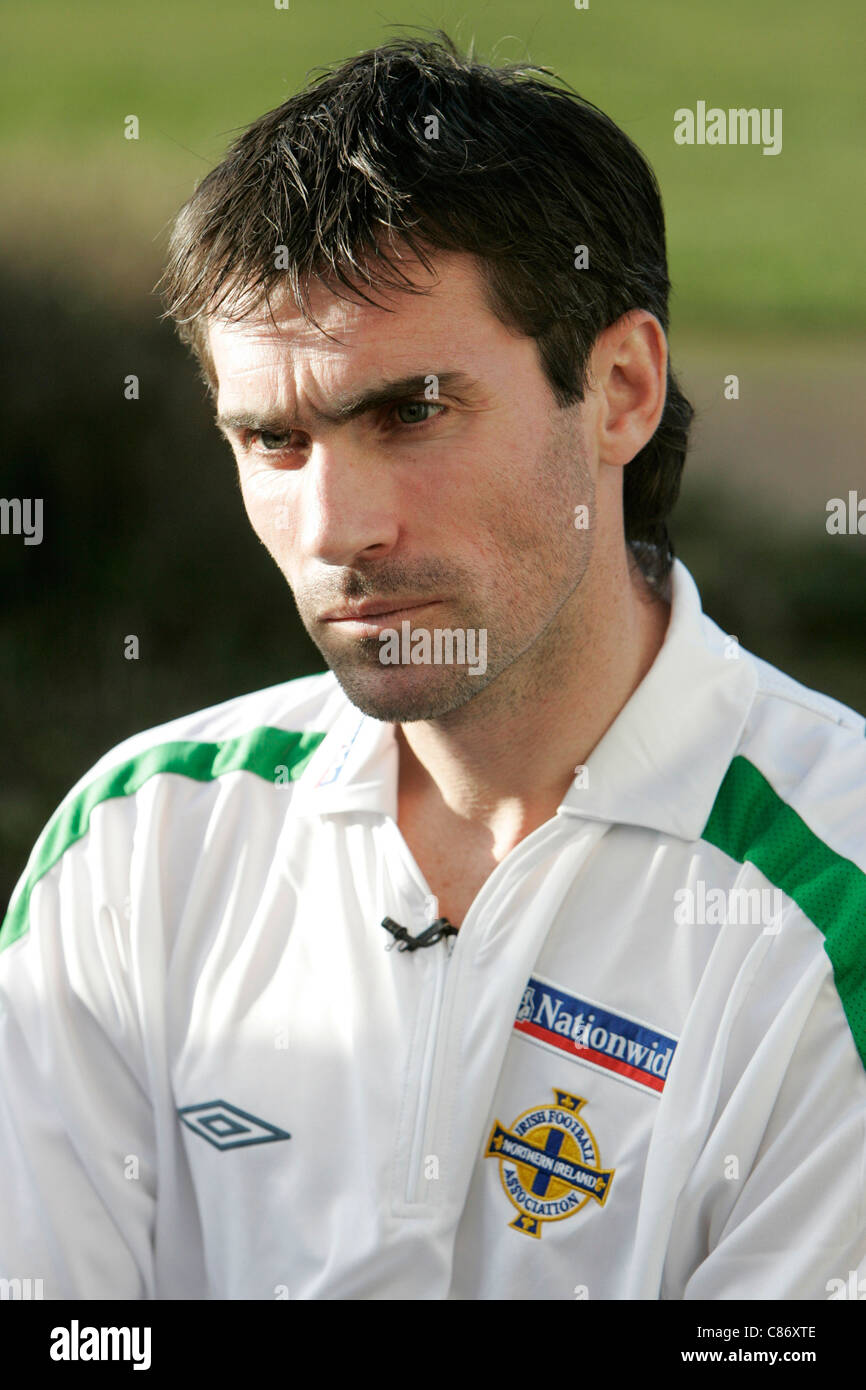 Keith Gillespie of Sheffield United and Northern Ireland Stock Photo ...