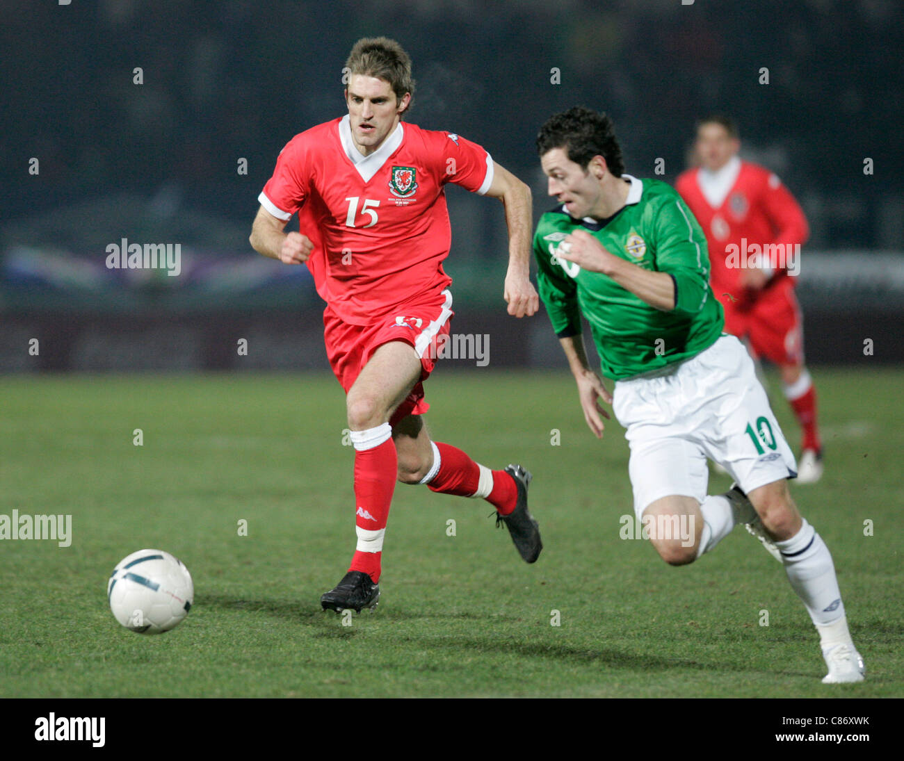 Soccer international friendly northern ireland v wales windsor park hi ...