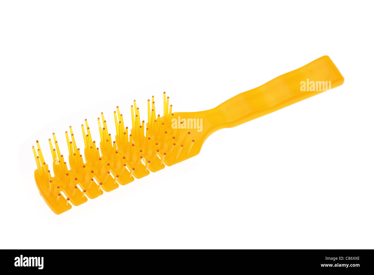 Hairbrush isolated on white background Stock Photo - Alamy