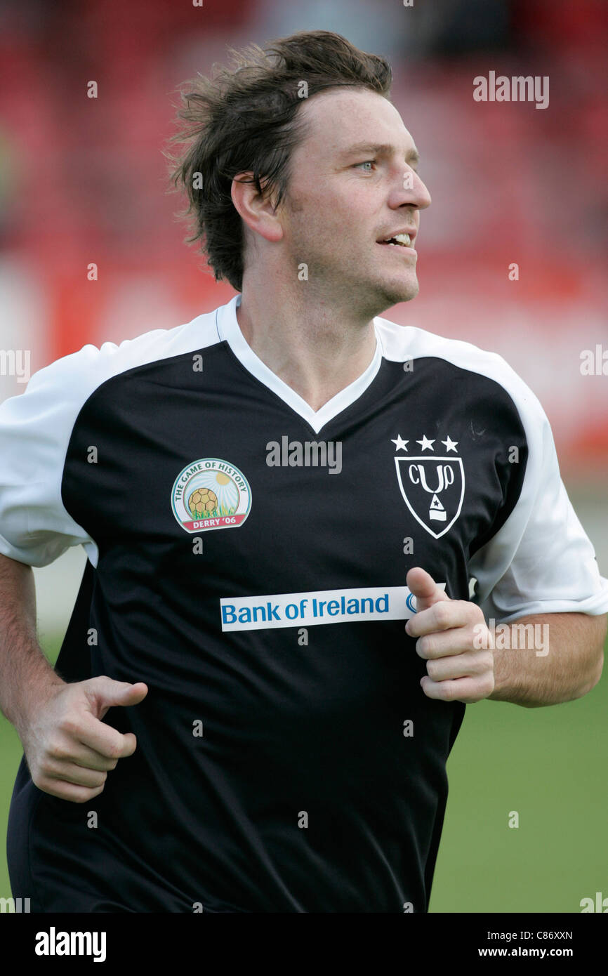 Lee Sharpe at the game of history charity football match at the ...