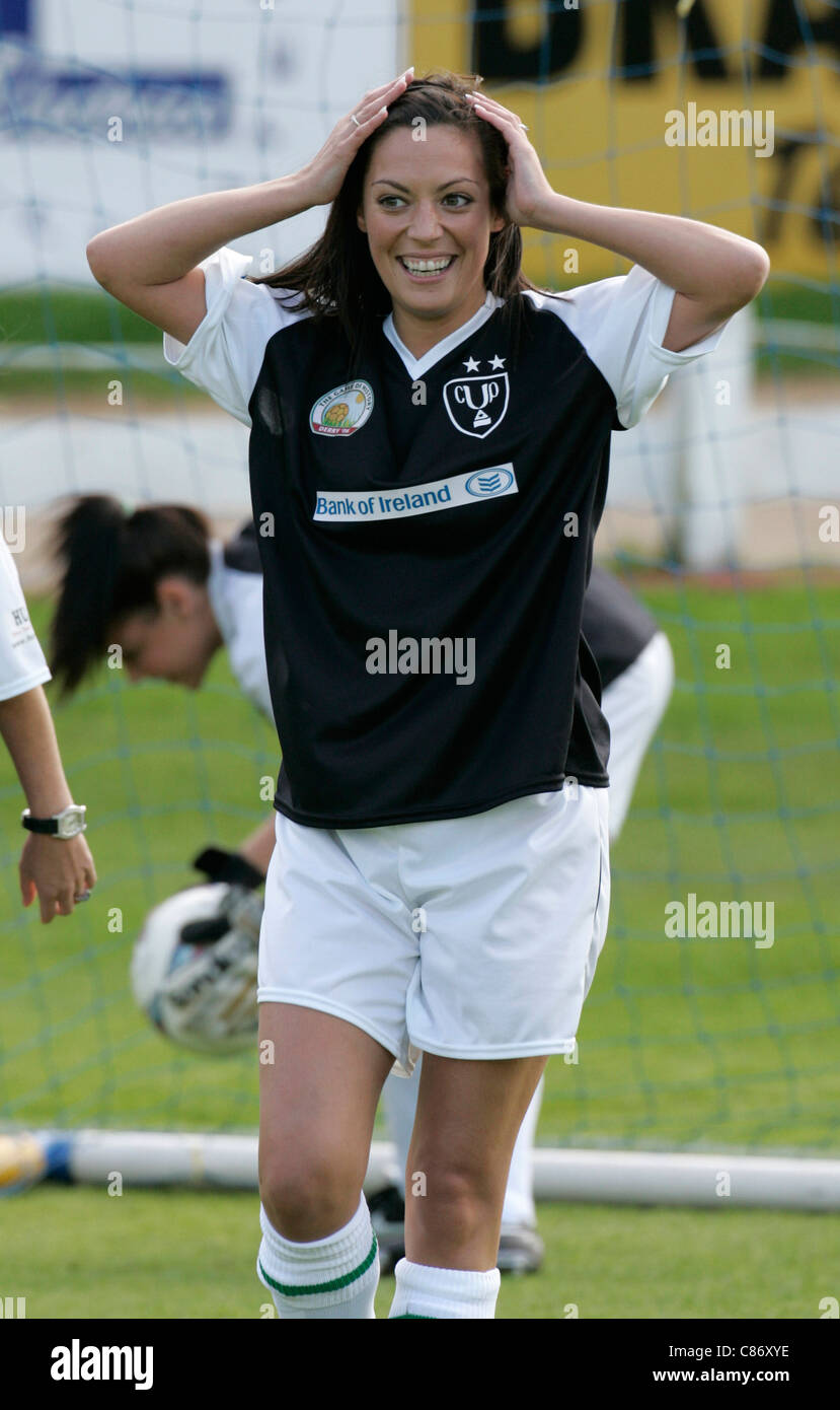 Mel Cameron at the game of history charity football match at the ...