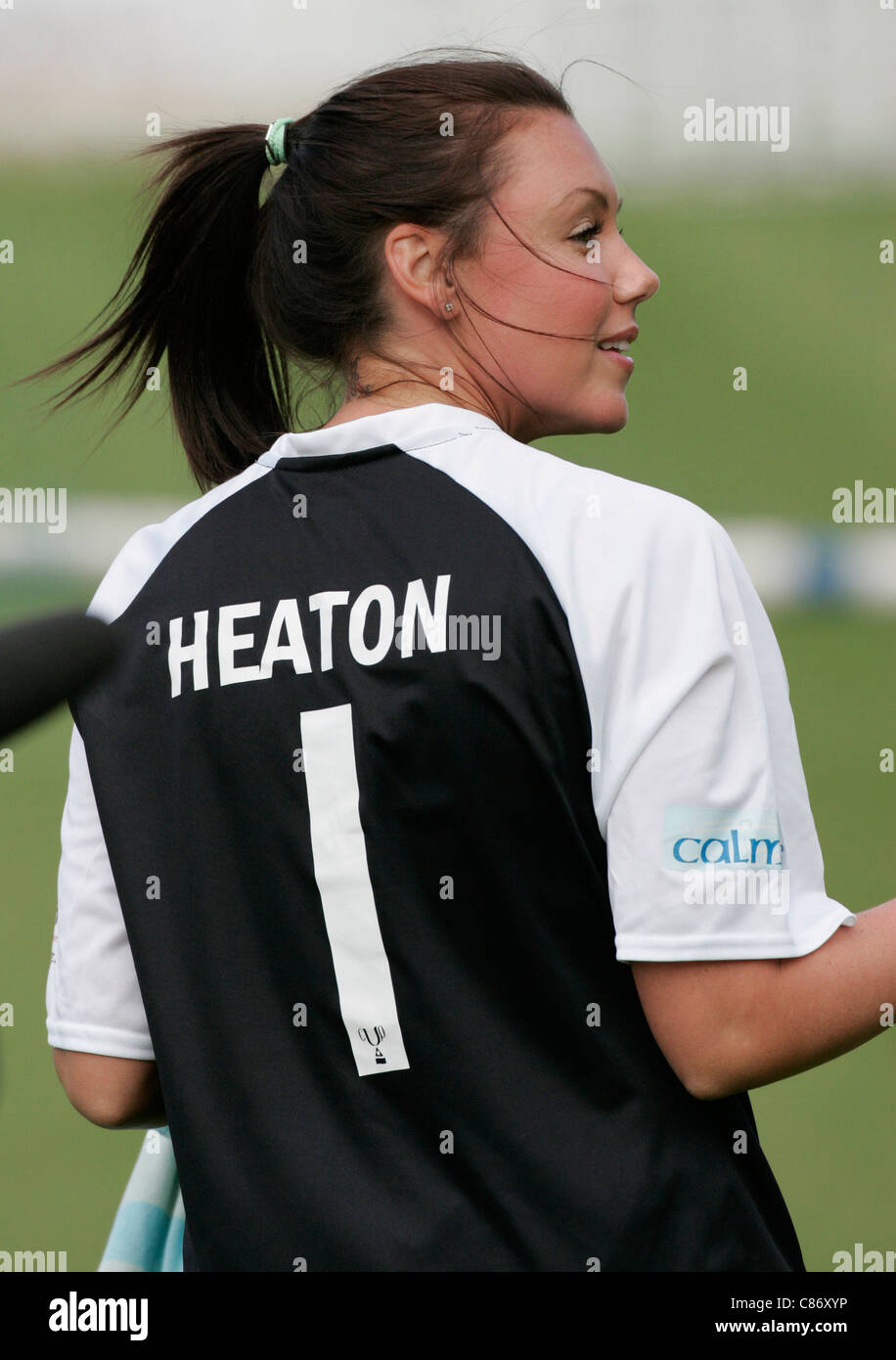 Michelle Heaton at the game of history charity football match at the ...