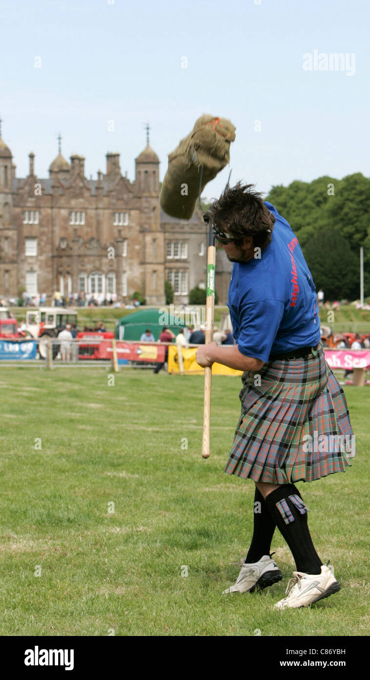 International highland games glenarm castle hi-res stock photography ...