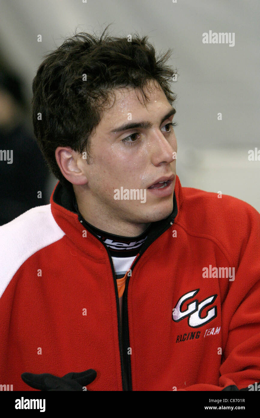 Jeroni Fajardo from Spain watches the action at the Belfast round of ...