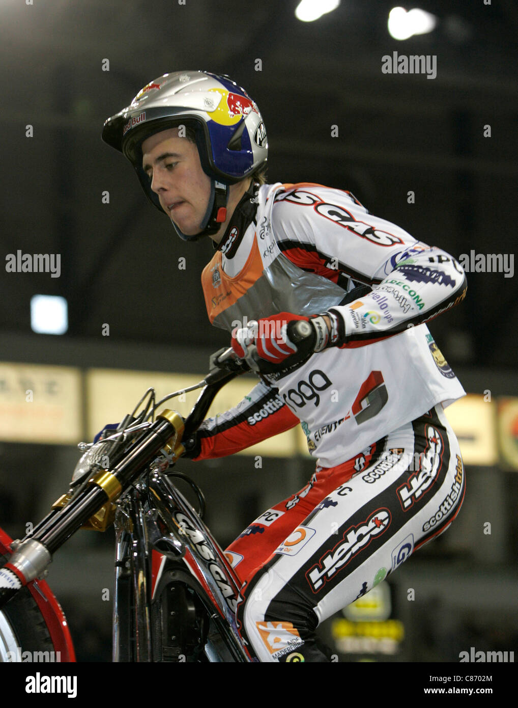 Current World Champion Adam Raga from Spain on his Gas Gas bike in ...