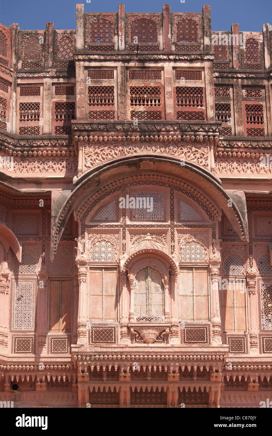 Mehrangarh Fort 18th Century section, The Armoury, at Jodhpur in ...