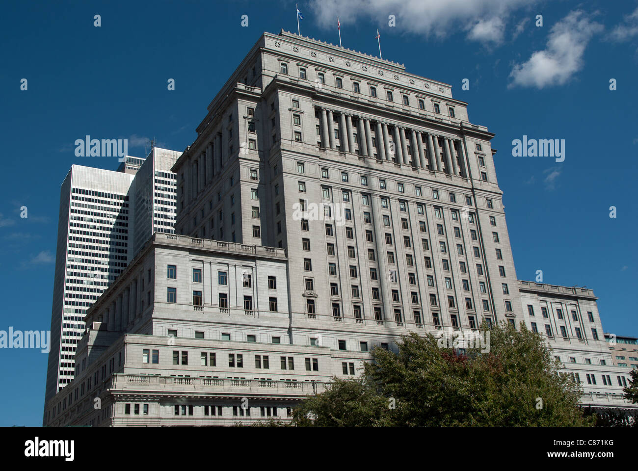 Office buildings in Downtown, Montreal, Quebec, Canada Stock Photo - Alamy