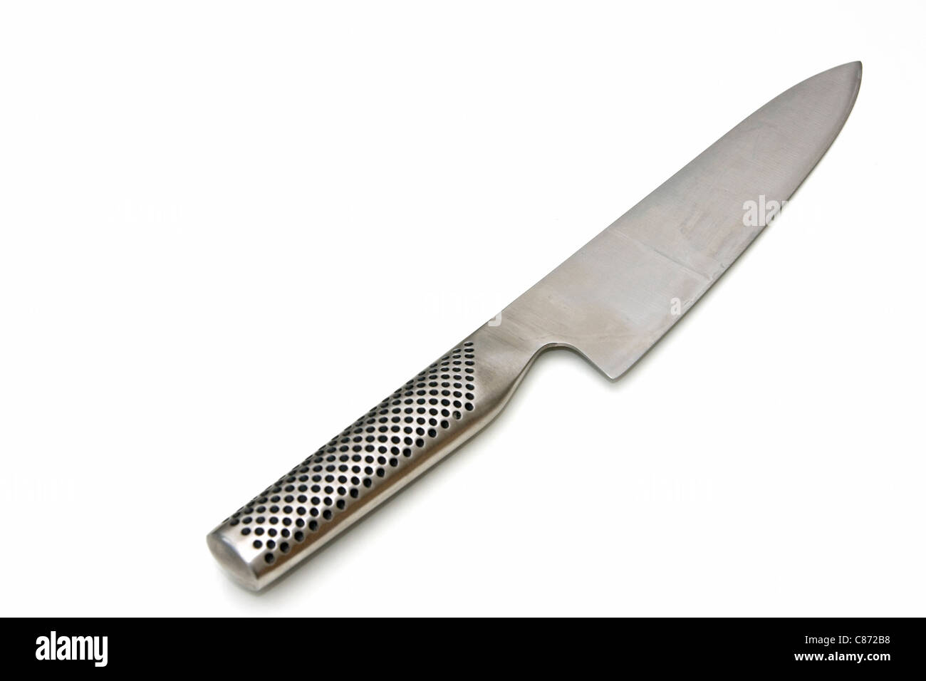 Isolated sharp knife on white background Stock Photo - Alamy