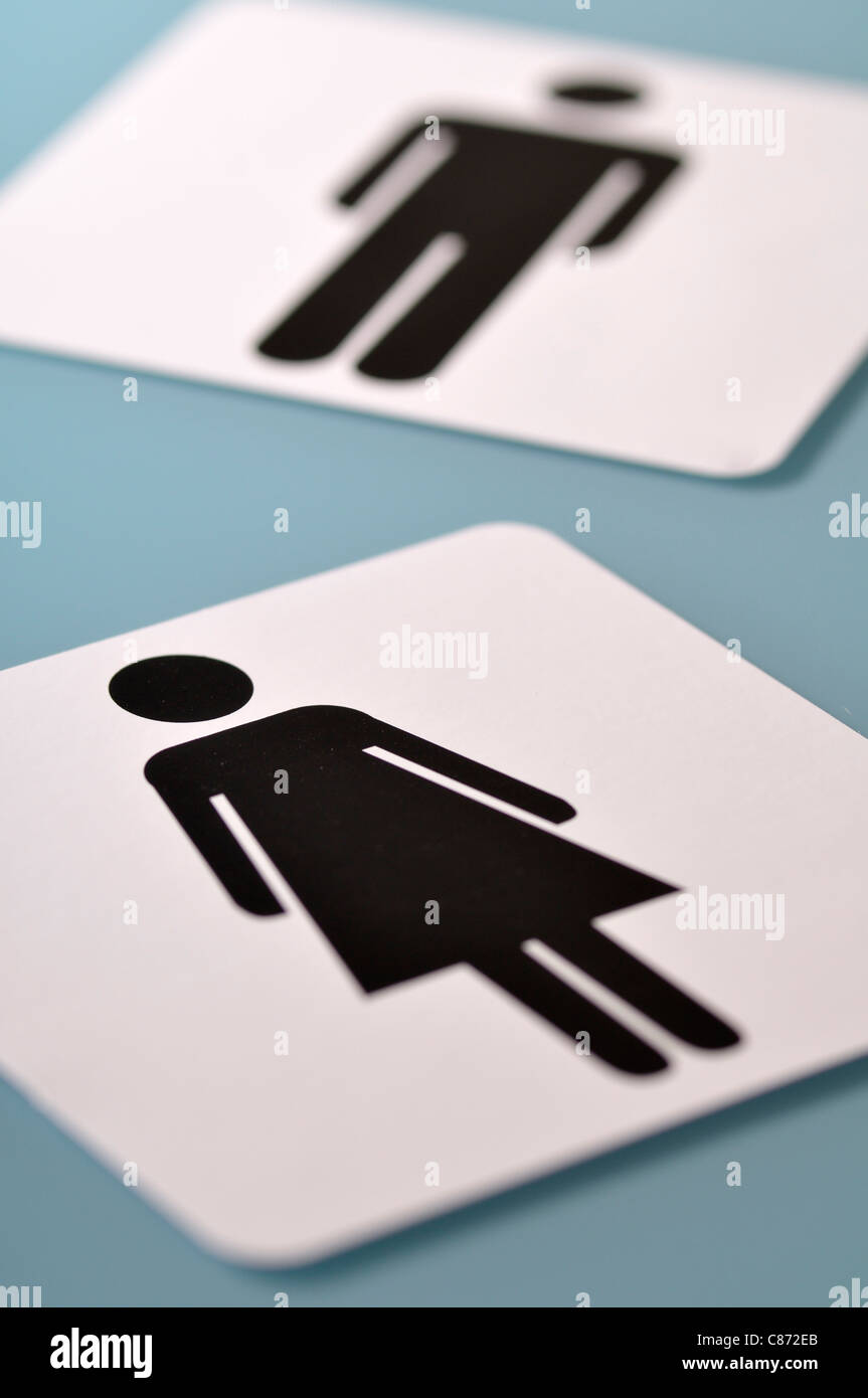 Female and Male Signs Stock Photo - Alamy