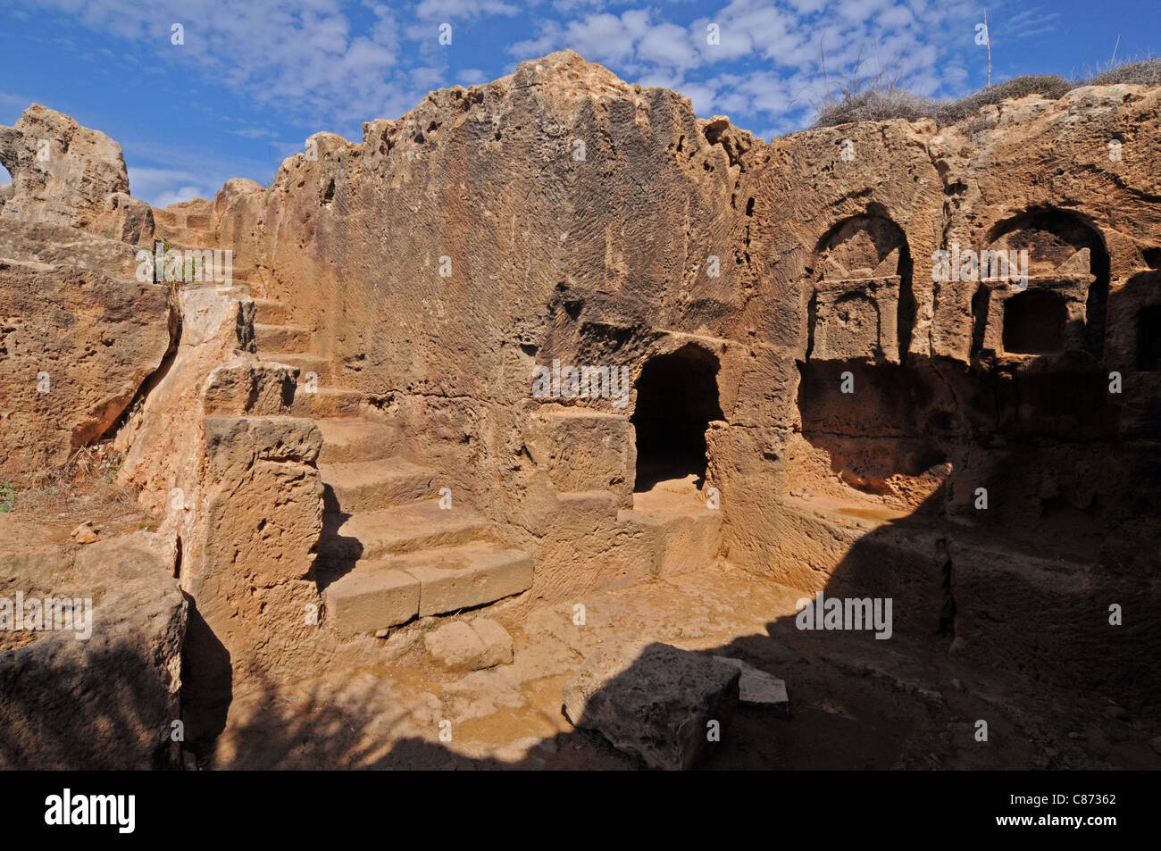 The historic and interesting Tomb of the Kings in Paphos Southern ...