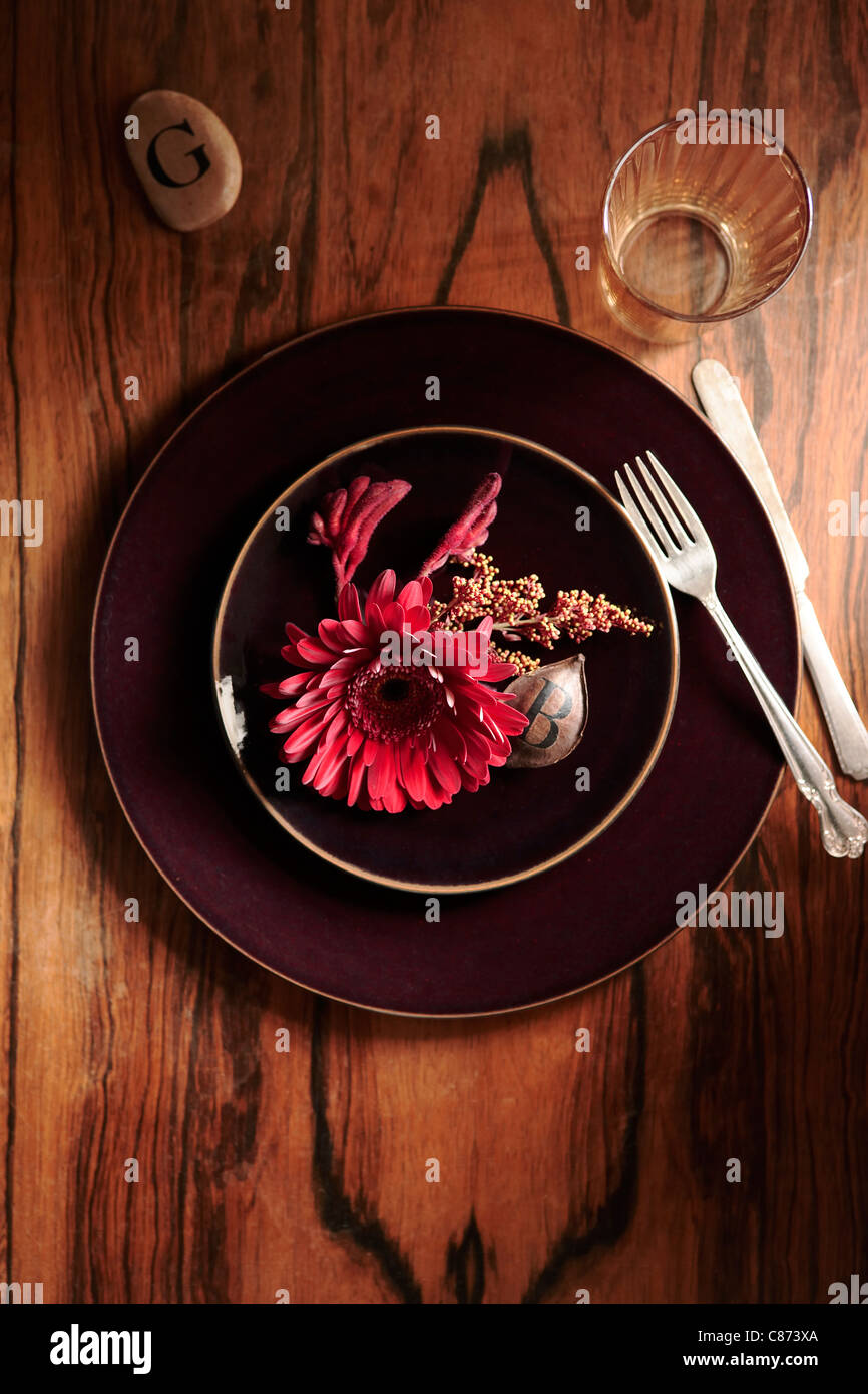 Dishes person table body hi-res stock photography and images - Alamy