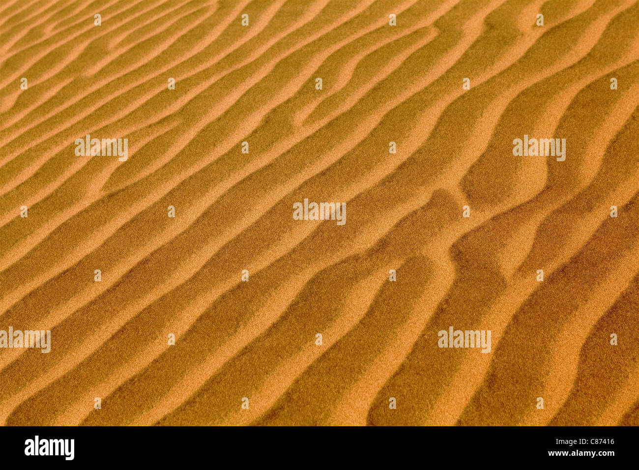 Sand waves on desert Stock Photo - Alamy