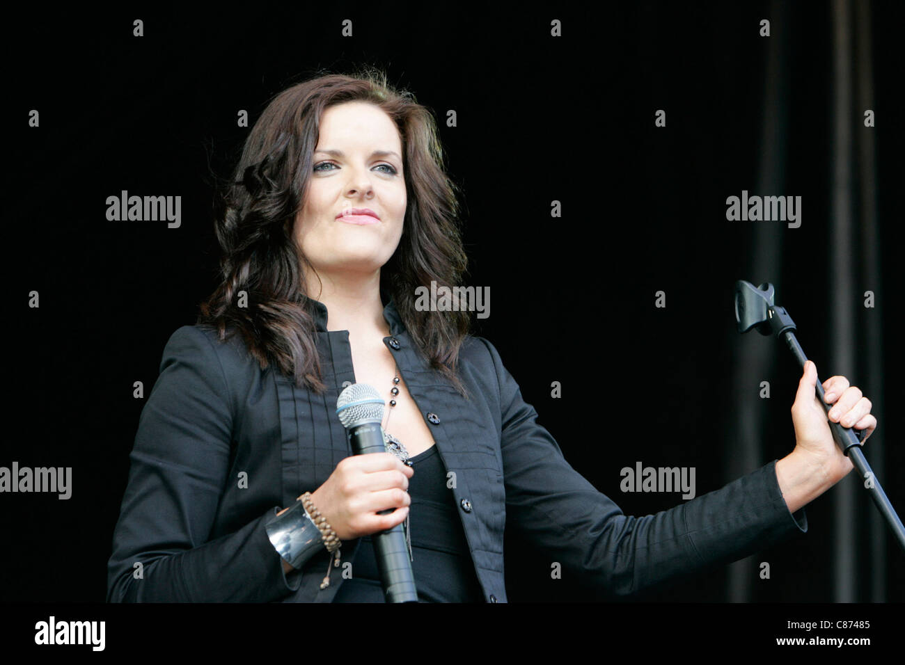 Sharon Conway of the Conway Sisters from the UK X Factor in Concert in ...