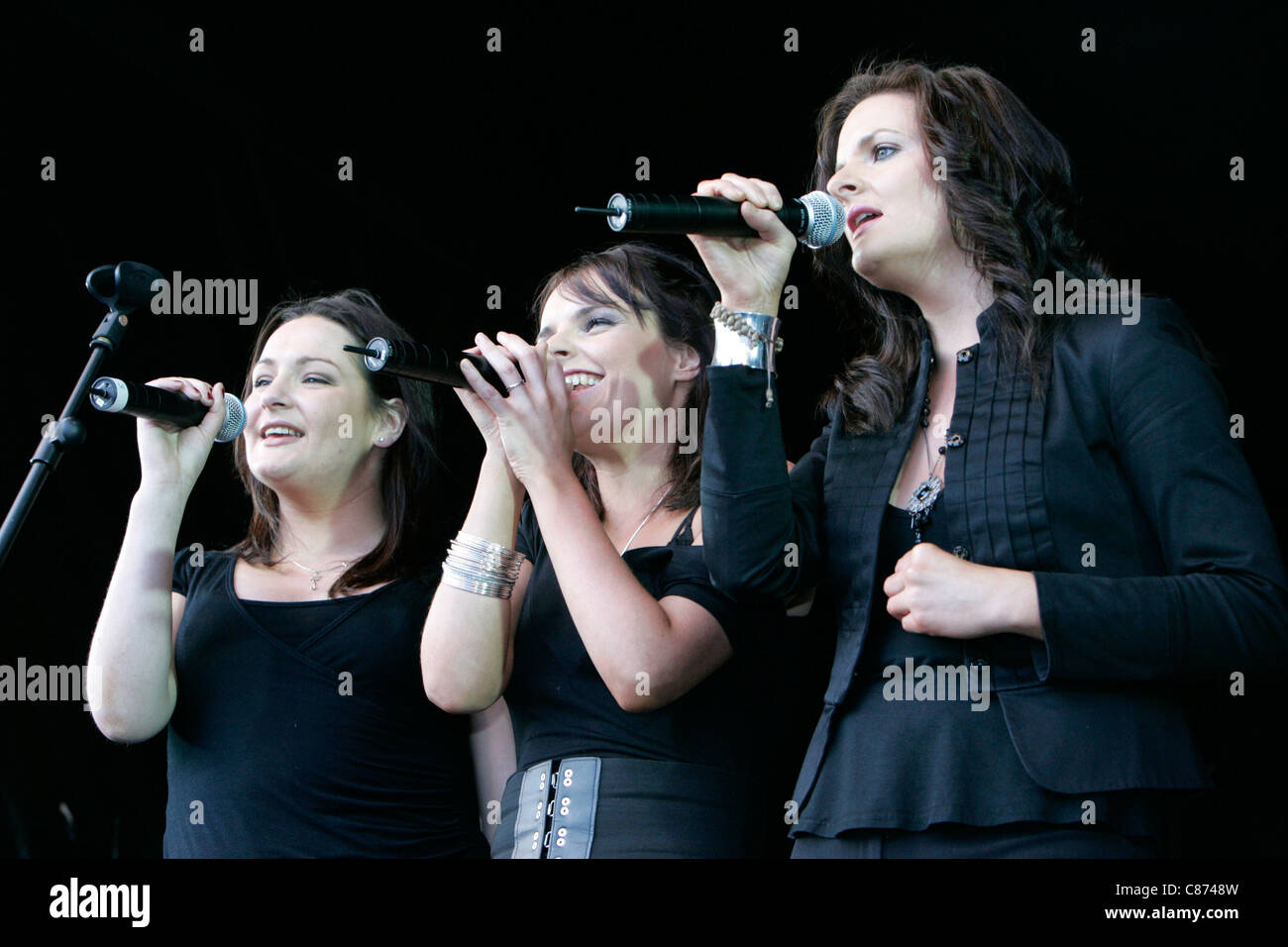 Sinead Conway, Marie Conway and Sharon Conway of the Conway Sisters ...