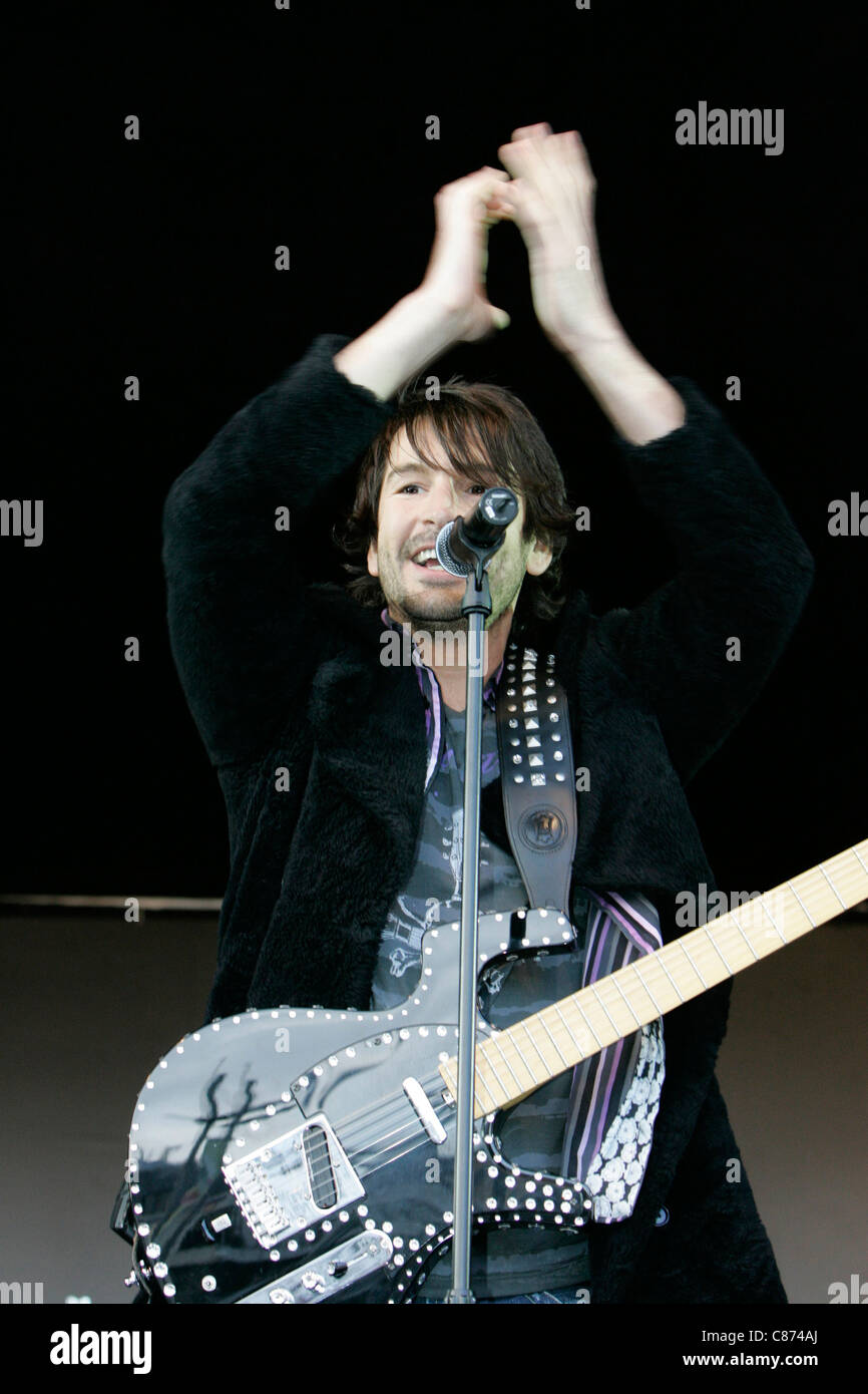 Dylan Burns of the Bodyrockers in Concert in Custom House Square for St ...