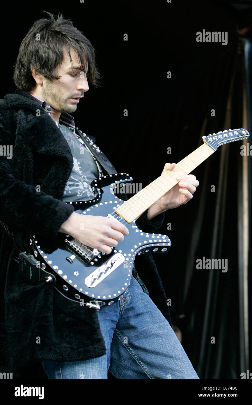 Dylan Burns of the Bodyrockers in Concert in Custom House Square for St ...