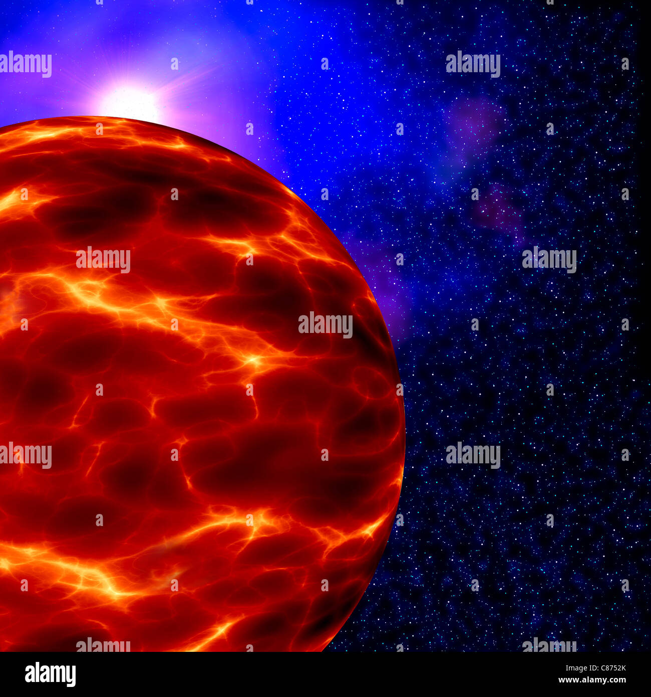 a view from space supernova Stock Photo - Alamy