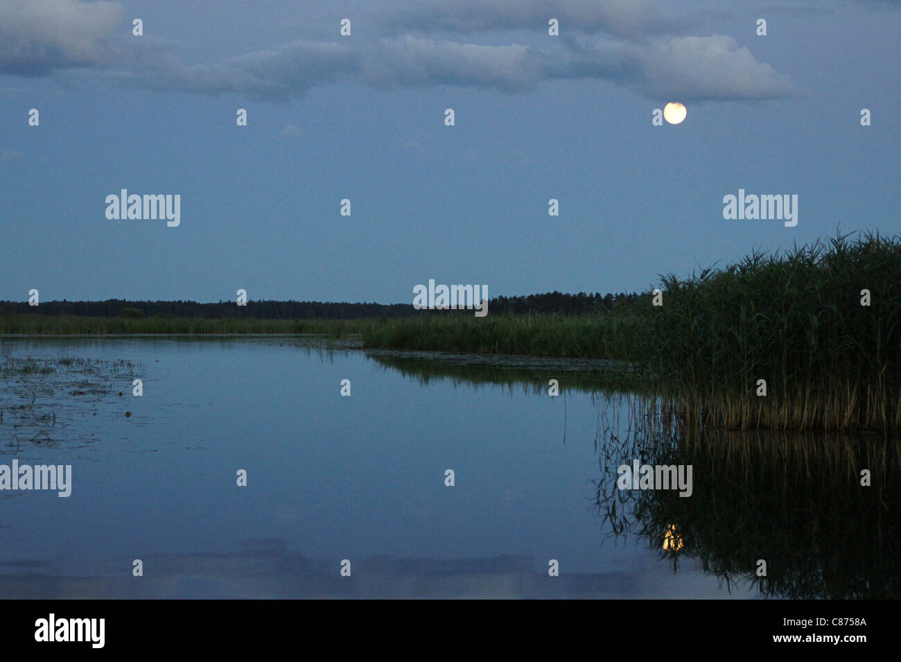 Mirroring moon hi-res stock photography and images - Alamy