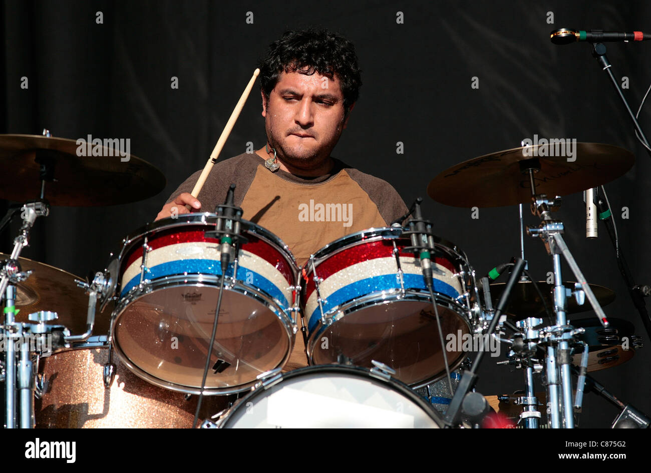 Jesse Sandoval from The Shins performs at Tennant's Vital 07 on August ...