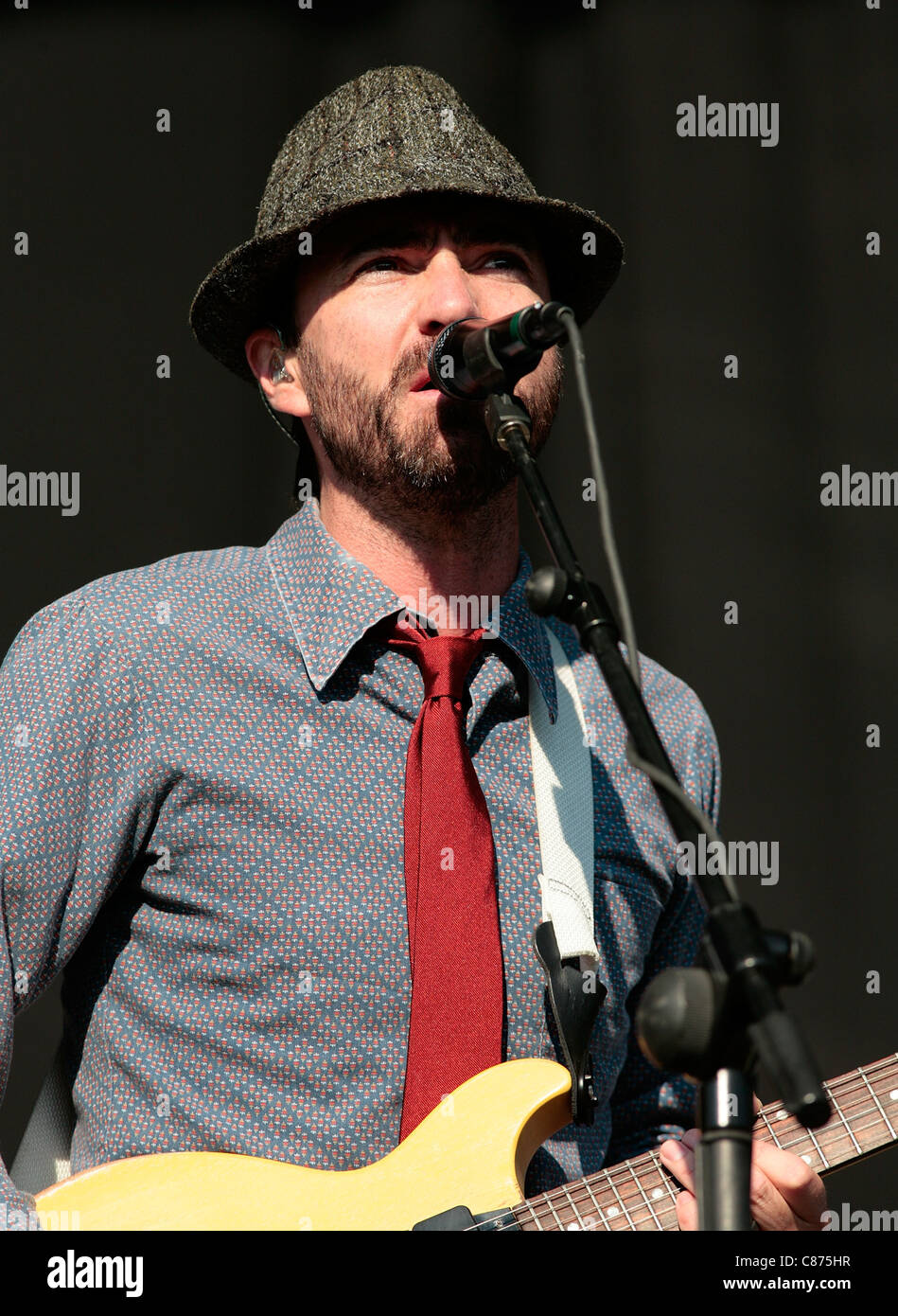 BELFAST, UNITED KINGDOM - AUGUST 22: James Mercer of The Shins performs ...