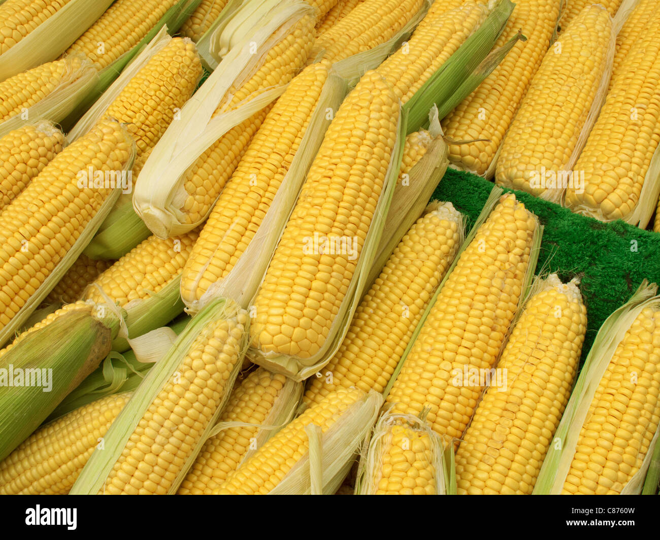 Lots of colourful sweetcorn corn cobs close up Stock Photo - Alamy