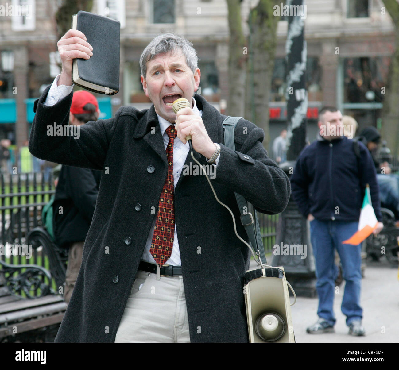 Preacher microphone preaching hi-res stock photography and images - Alamy