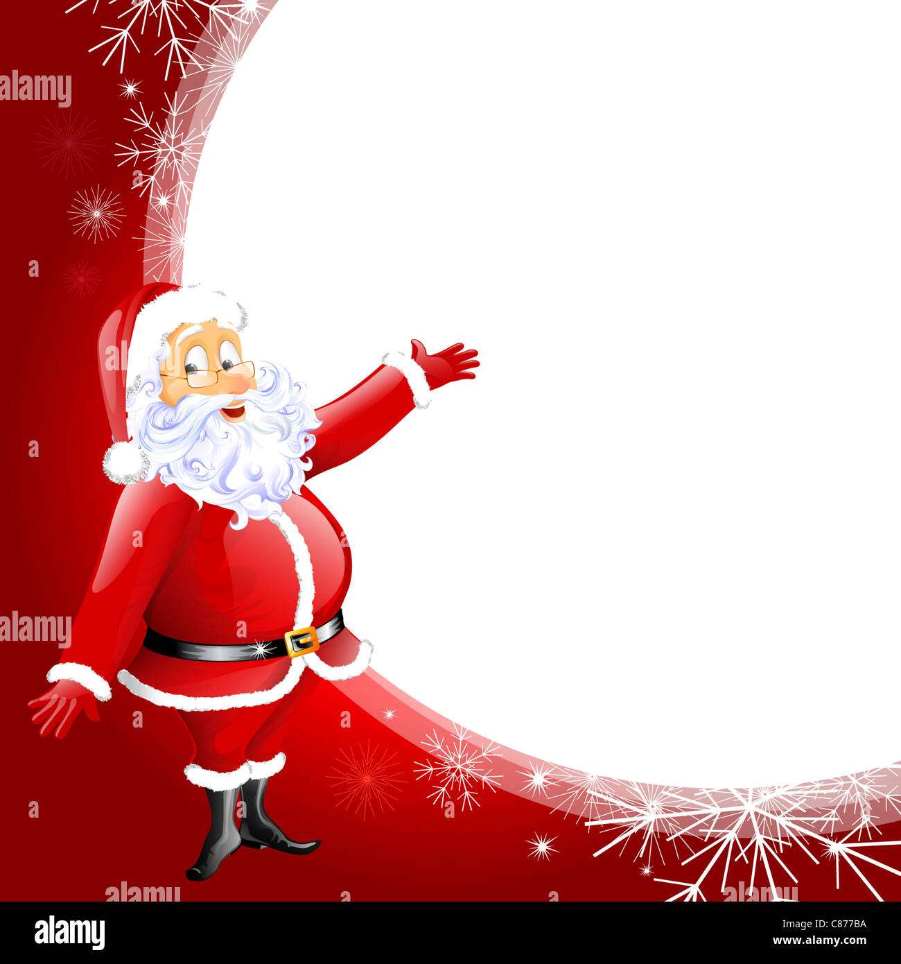Kris kringle cartoon hi-res stock photography and images - Alamy