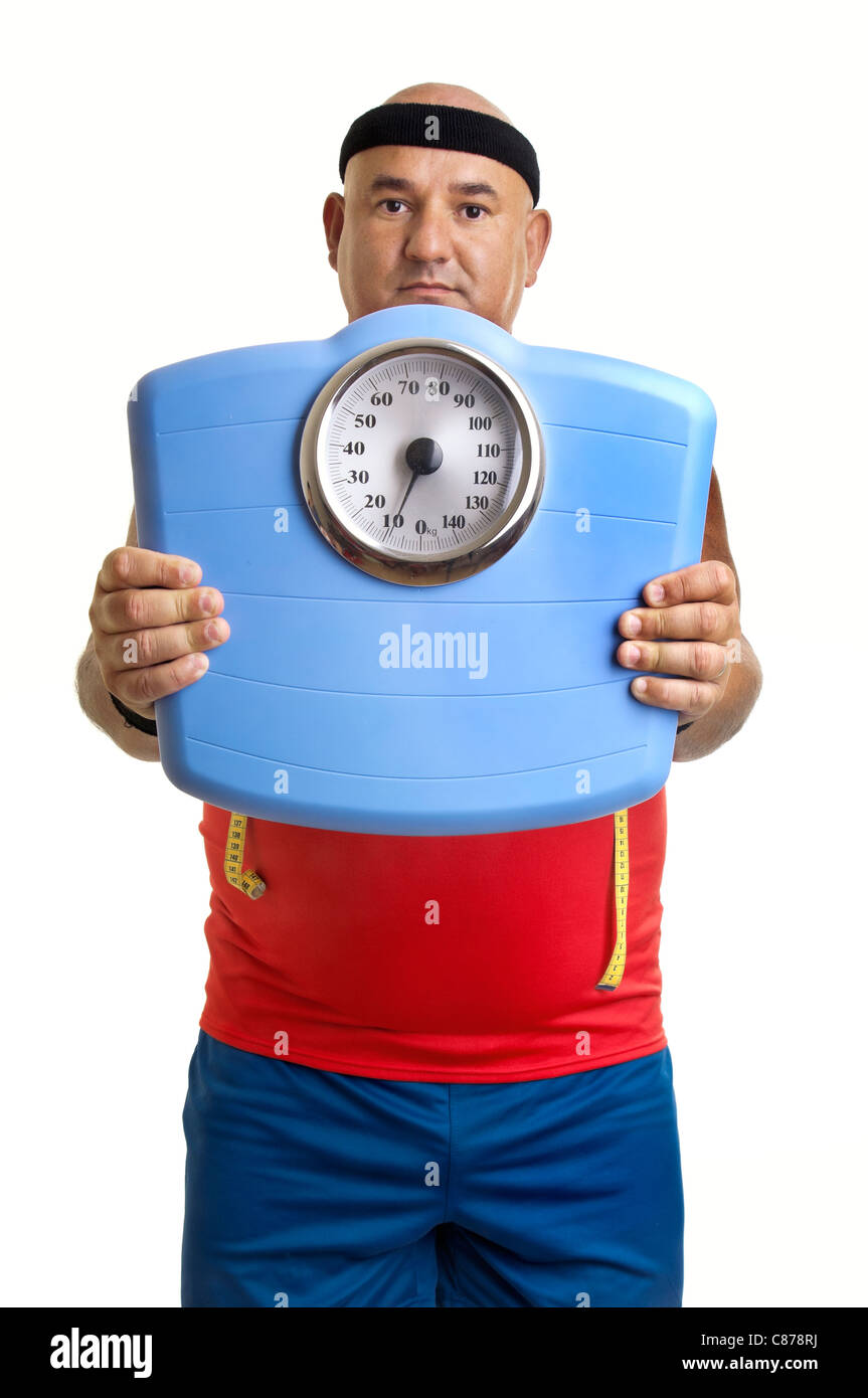 Fat man gym hi-res stock photography and images - Alamy