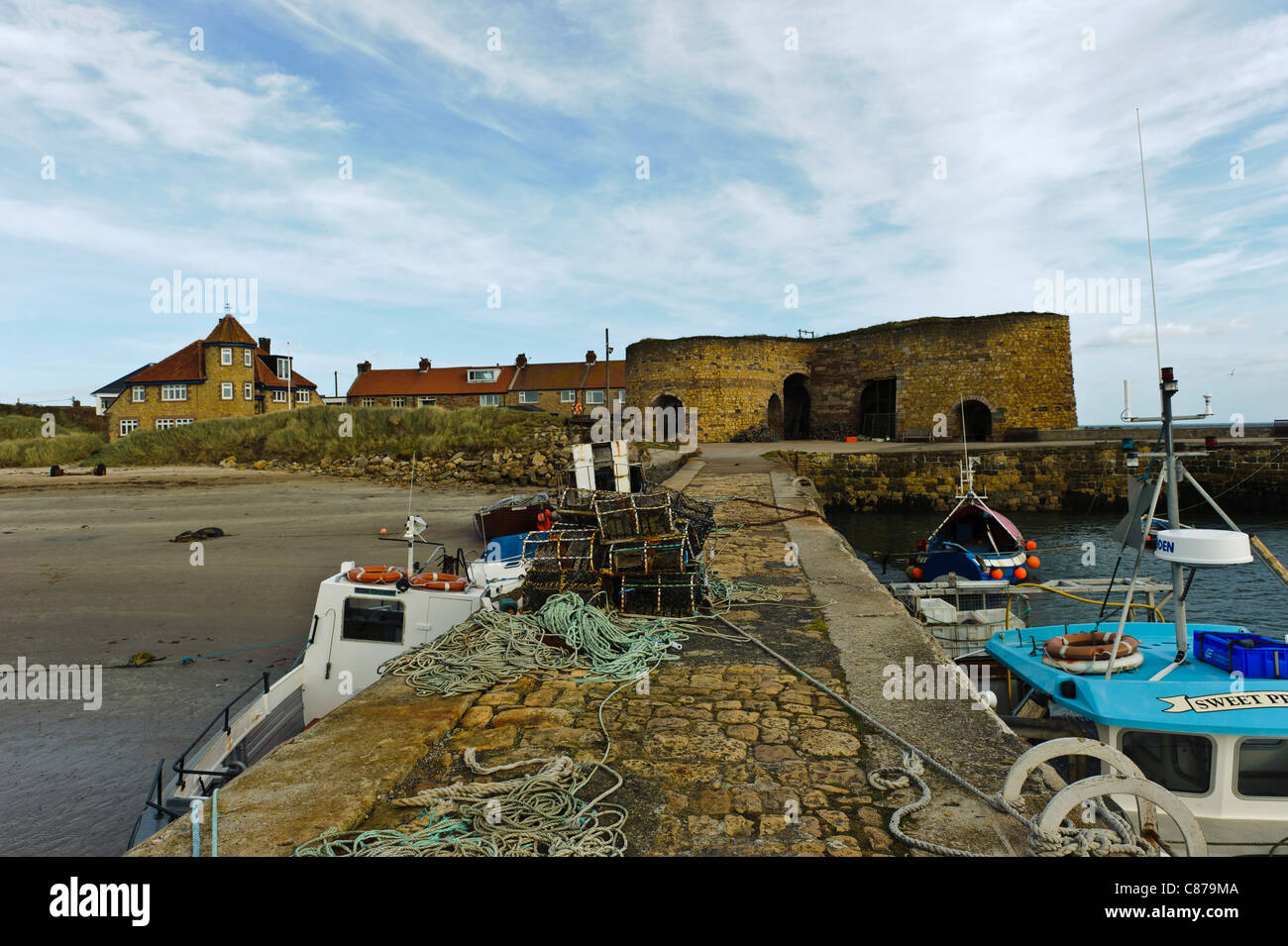 Beadnell beach house hi-res stock photography and images - Alamy