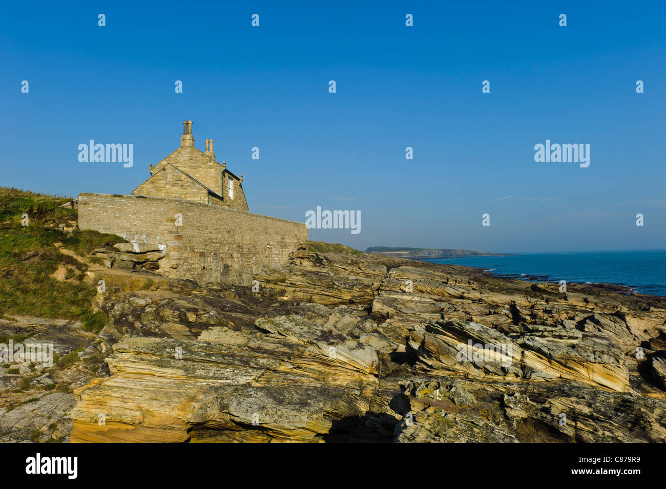Bathing house howick northumberland uk hi-res stock photography and ...