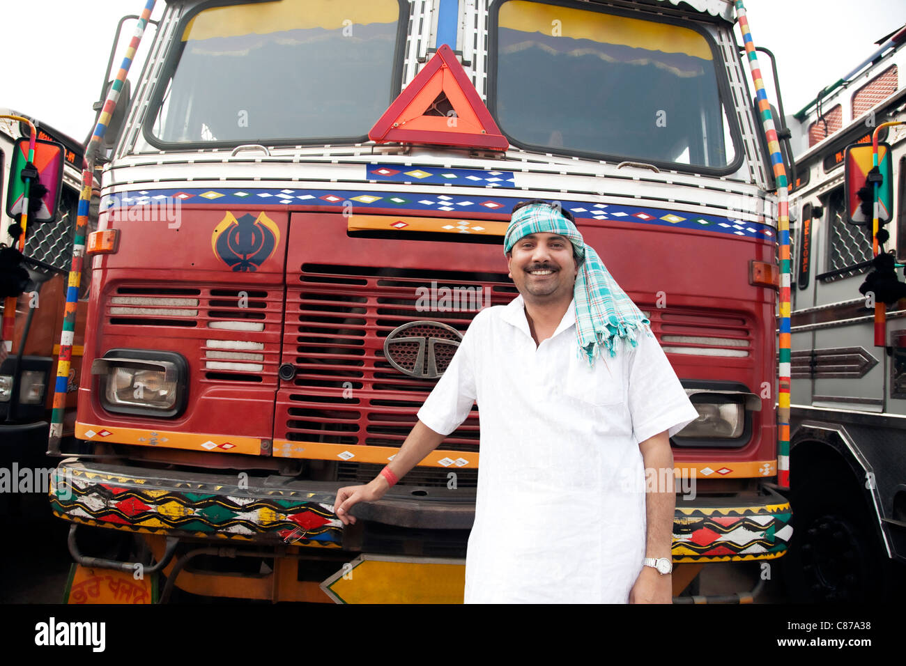 Indian truck driver hi-res stock photography and images - Alamy