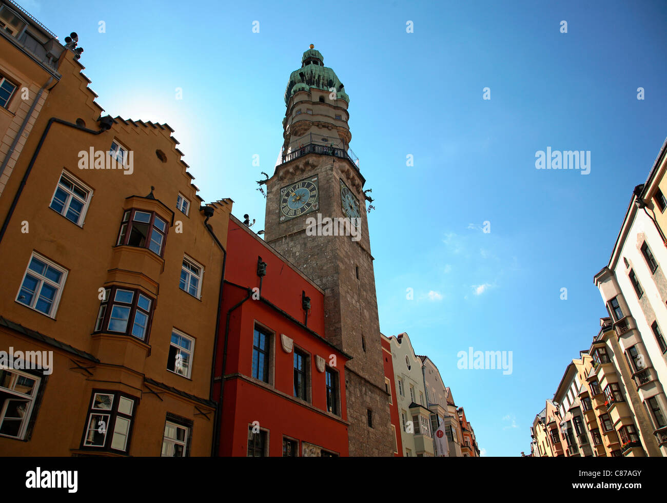 Innsbruck tower hi-res stock photography and images - Alamy