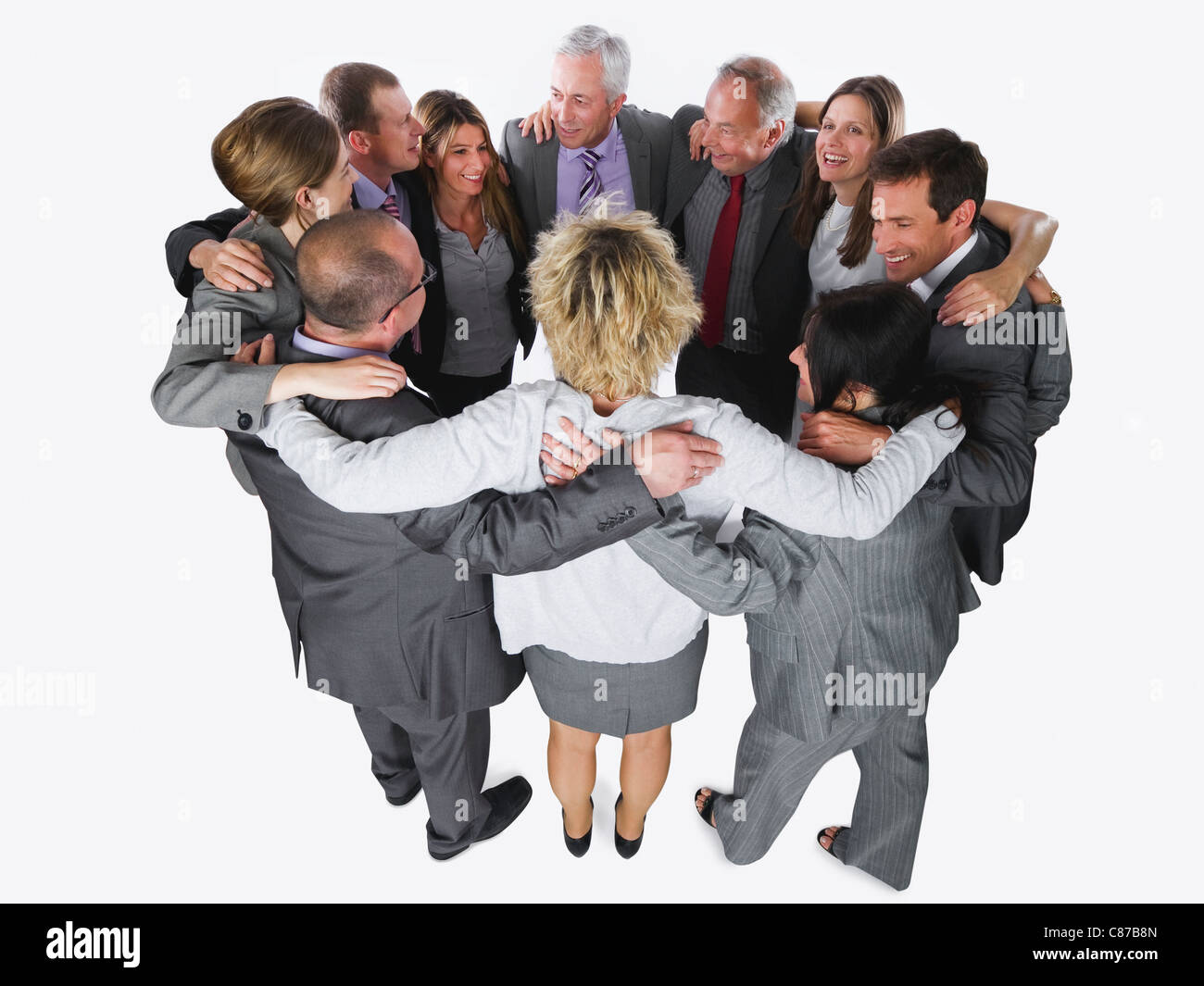 Huddle up Cut Out Stock Images & Pictures - Alamy