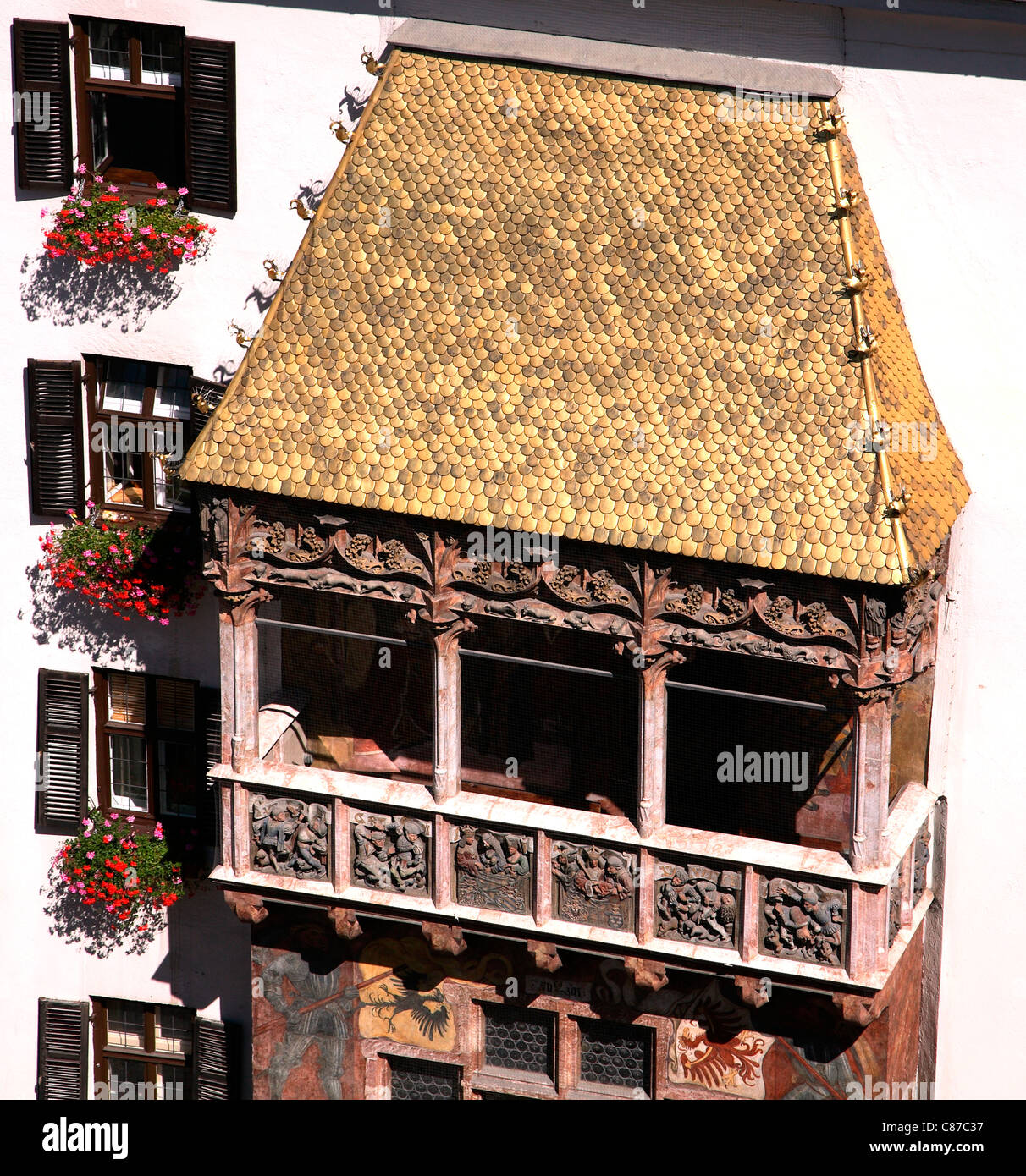 Austria Innsbruck golden roof Stock Photo - Alamy