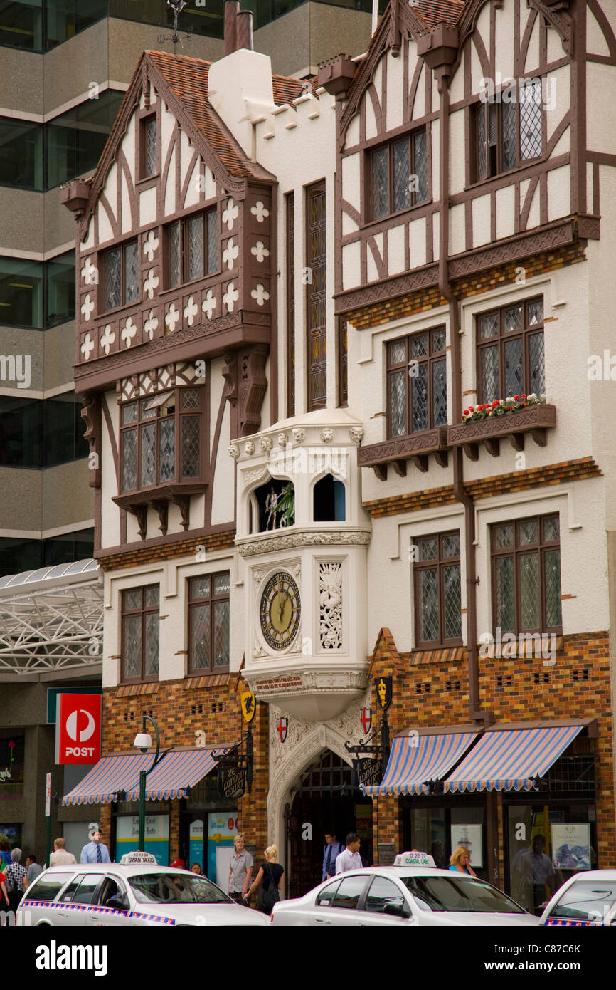 entrance to old london court on st georges terrace,perth,western ...