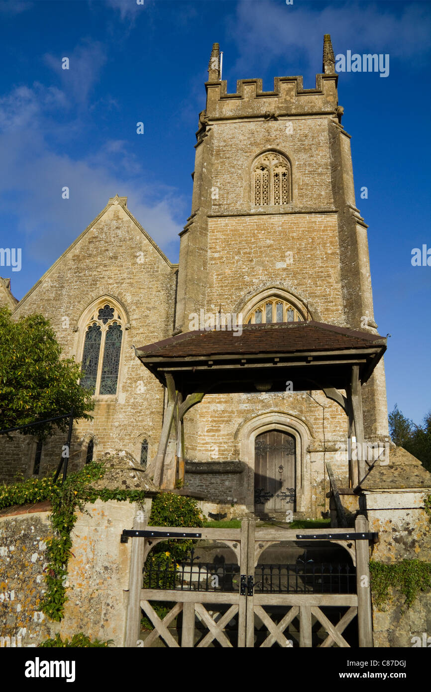 St john the baptist church horningsham wiltshire hi-res stock ...