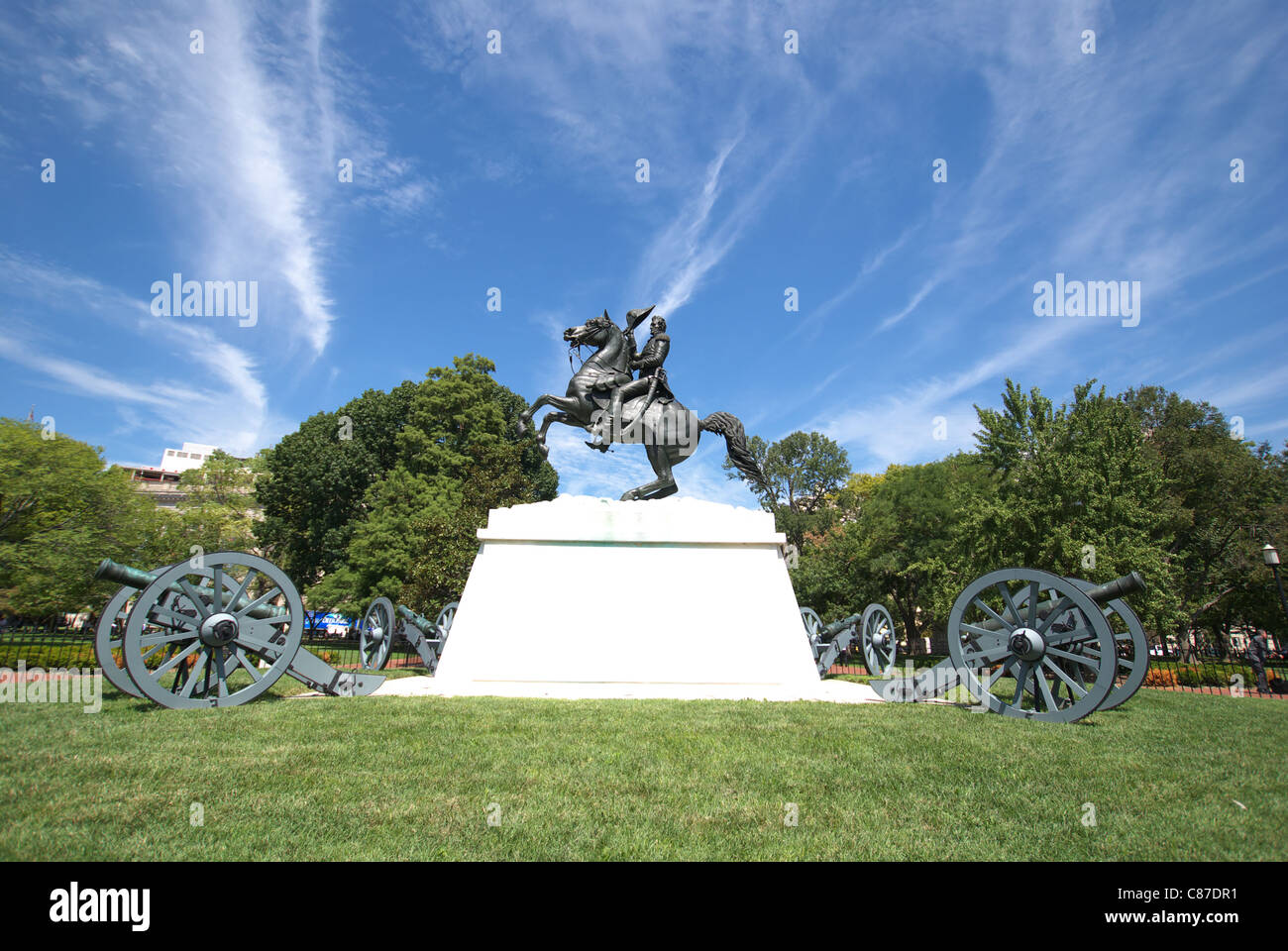 Andrew Jackson Statue - Lafayette Park Stock Photo - Alamy Andrew Jackson Statue - Lafayette Park Stock Photo - Alamy