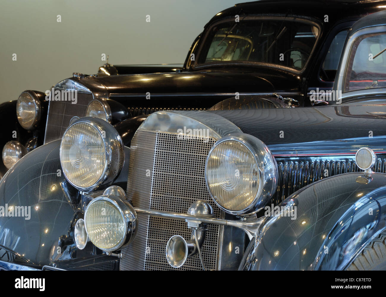 Two old car Stock Photo - Alamy