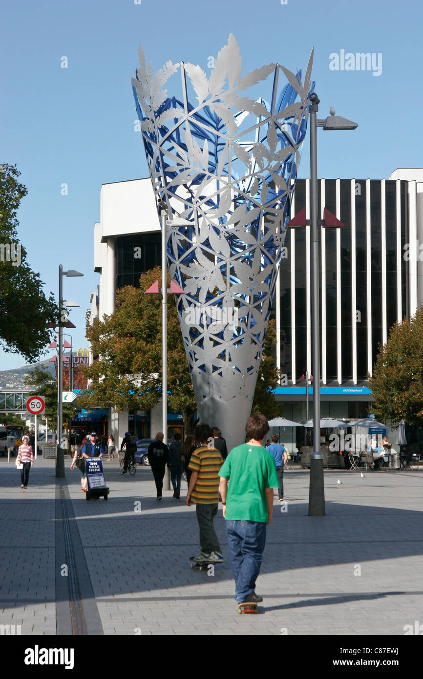 Christchurch New Zealand Cathedral Square Stock Photo - Alamy