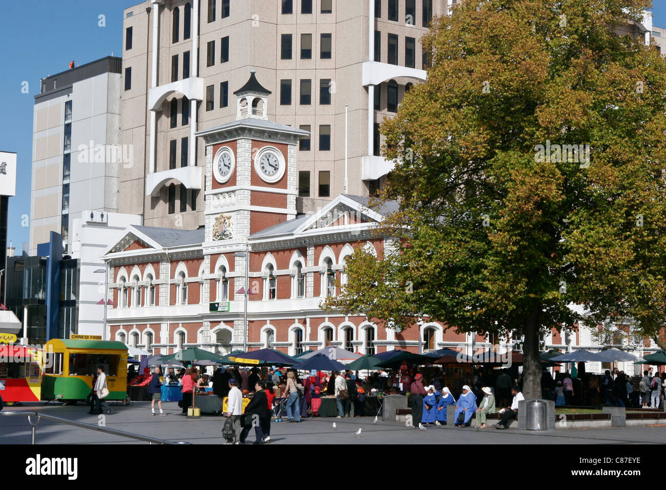Christchurch New Zealand Cathedral Square Stock Photo - Alamy