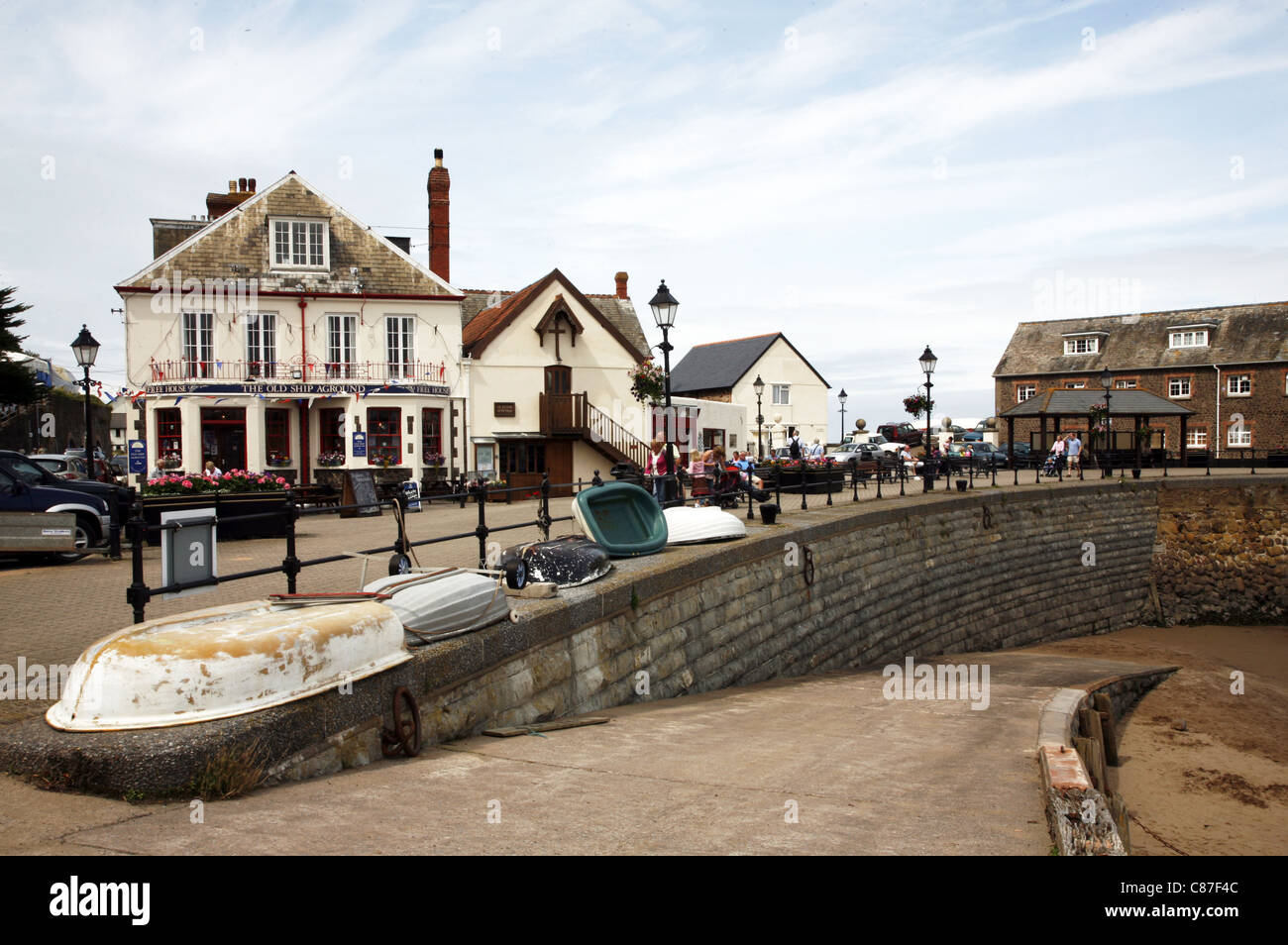 Harbour area at western end of the seafront at the popular resort of ...