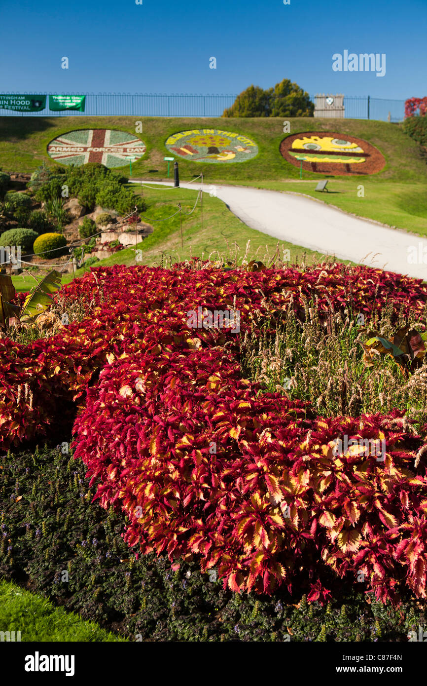 UK, Nottinghamshire, Nottingham Castle, gardens Stock Photo - Alamy