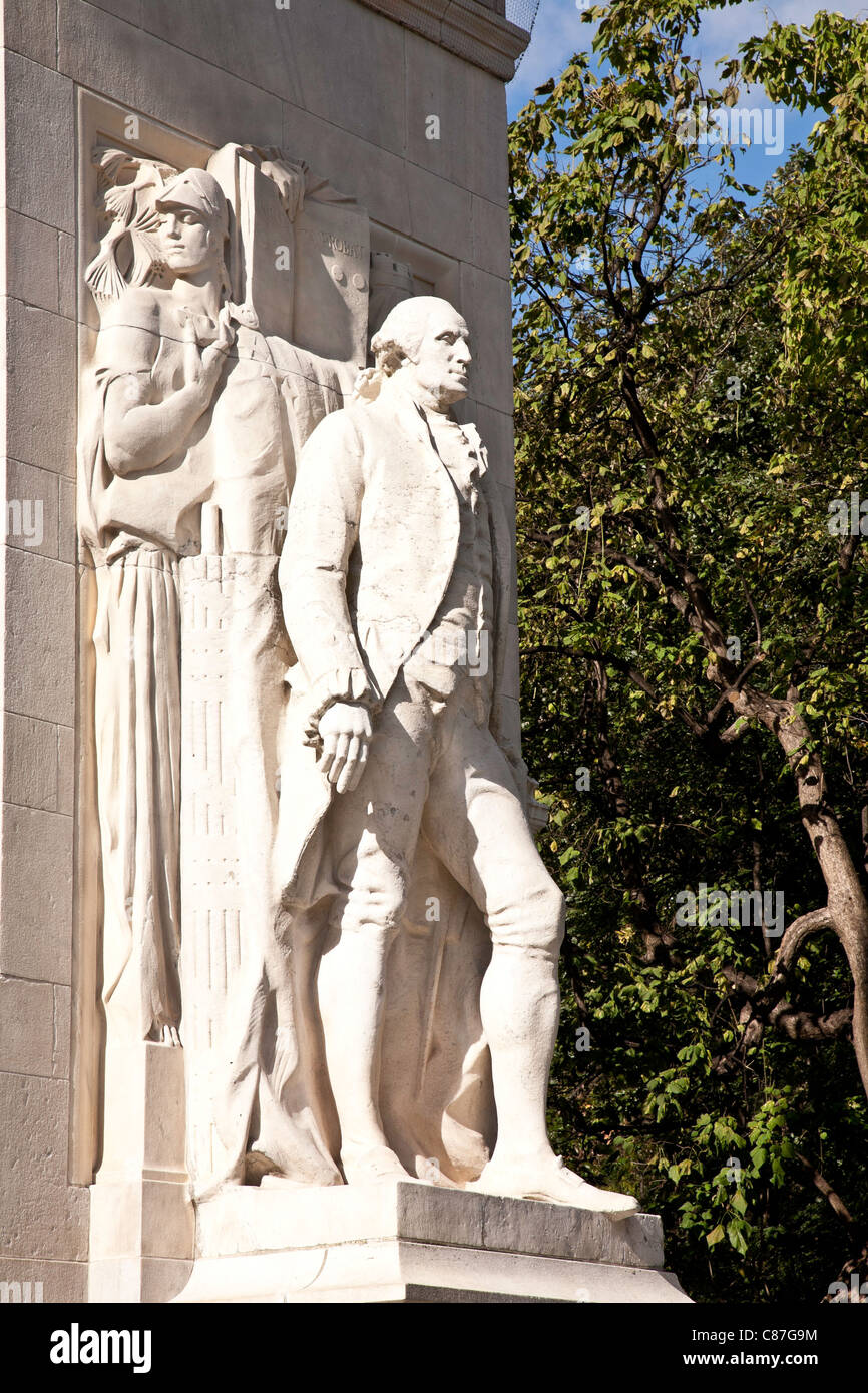 Washington's Arch, Washington Square Park, NYC Stock Photo - Alamy