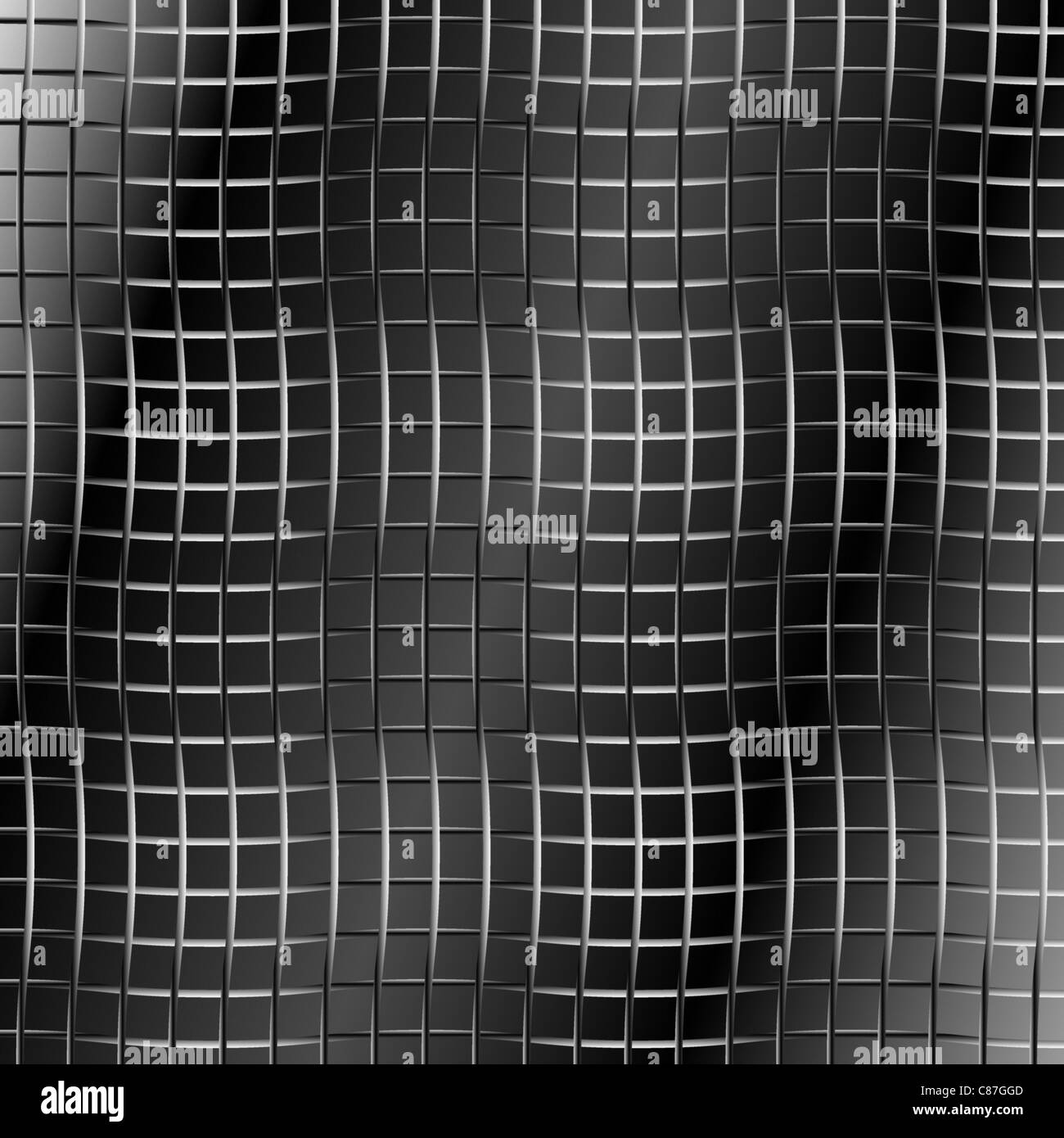 Galvanized wire mesh Black and White Stock Photos & Images - Alamy
