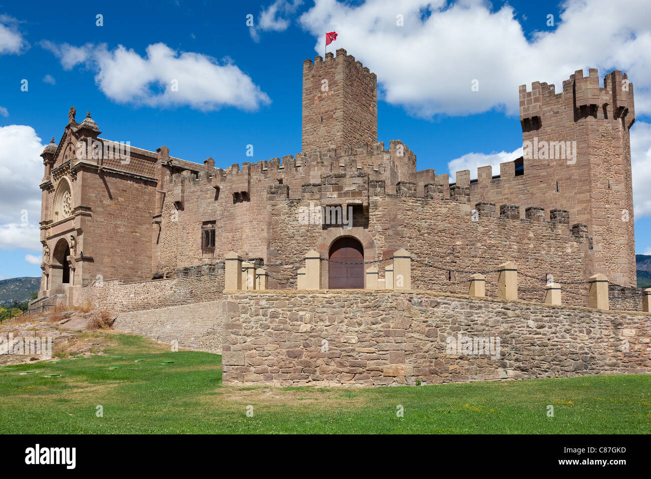 Castle of Javier, Navarra, Spain Stock Photo - Alamy